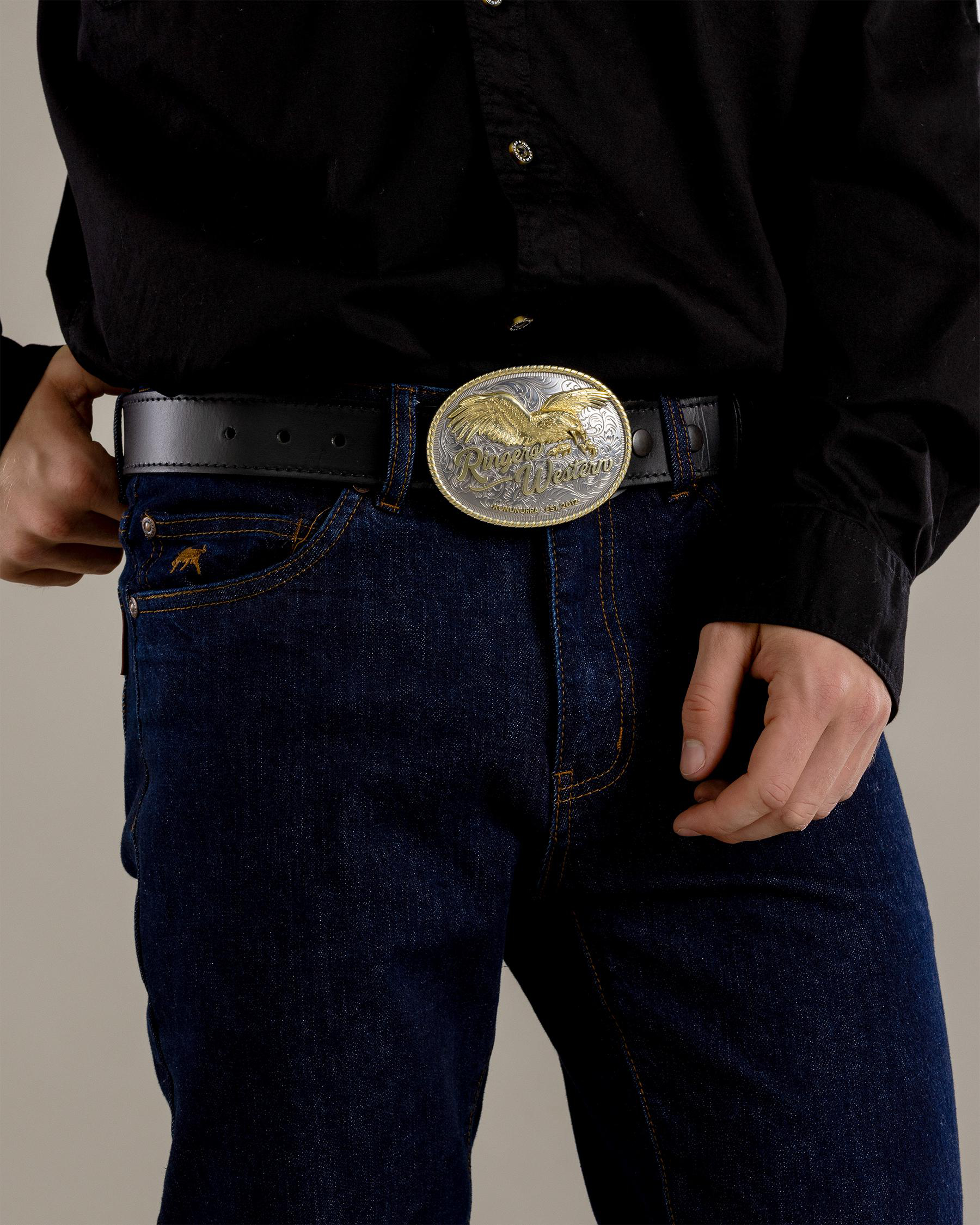 Ringers Western Eagle Belt Buckle In Gold/silver - FREE* Shipping ...