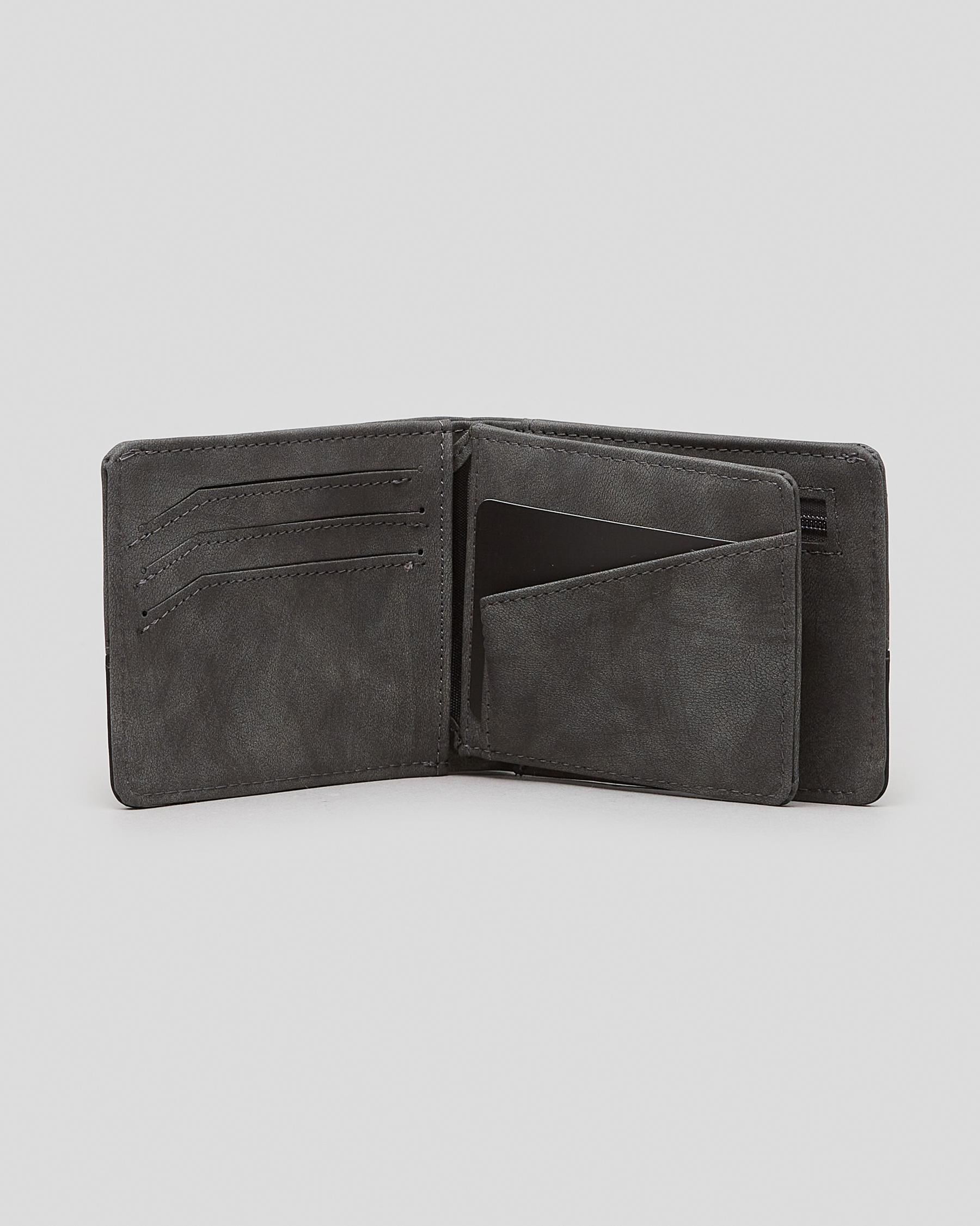 Shop Quiksilver Stay Country Wallet In Black - Fast Shipping & Easy ...