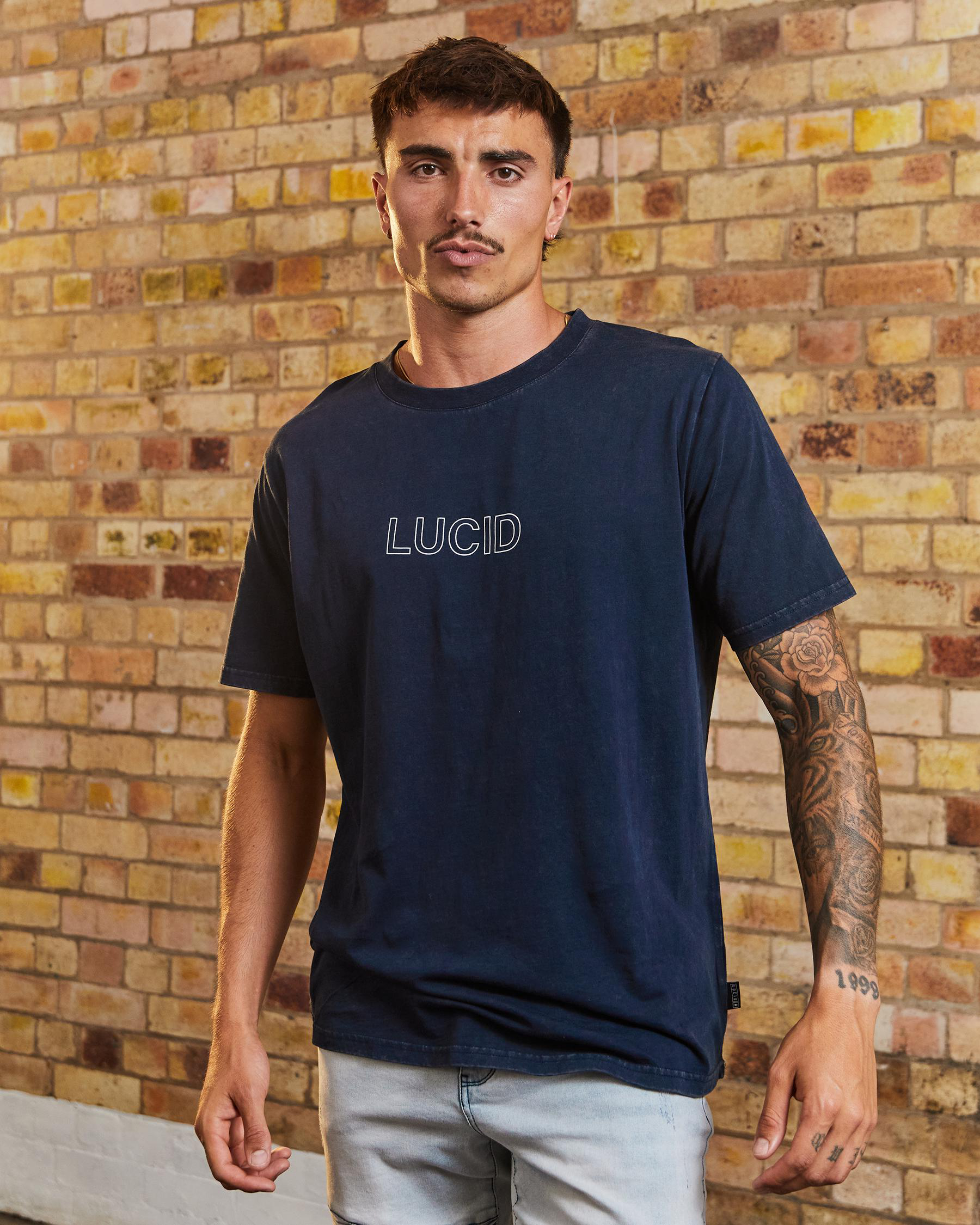 Lucid Revelations T-Shirt In Navy Acid - Fast Shipping & Easy Returns ...