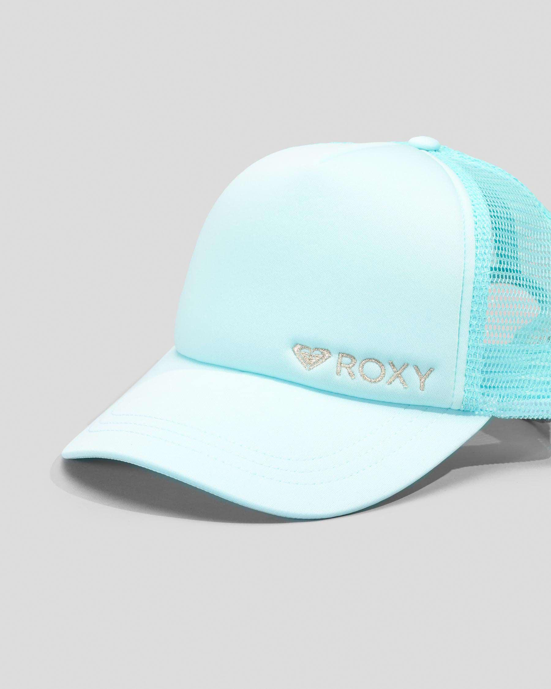 Roxy Finishline 3 Trucker Cap In Icy Morn - FREE* Shipping & Easy ...
