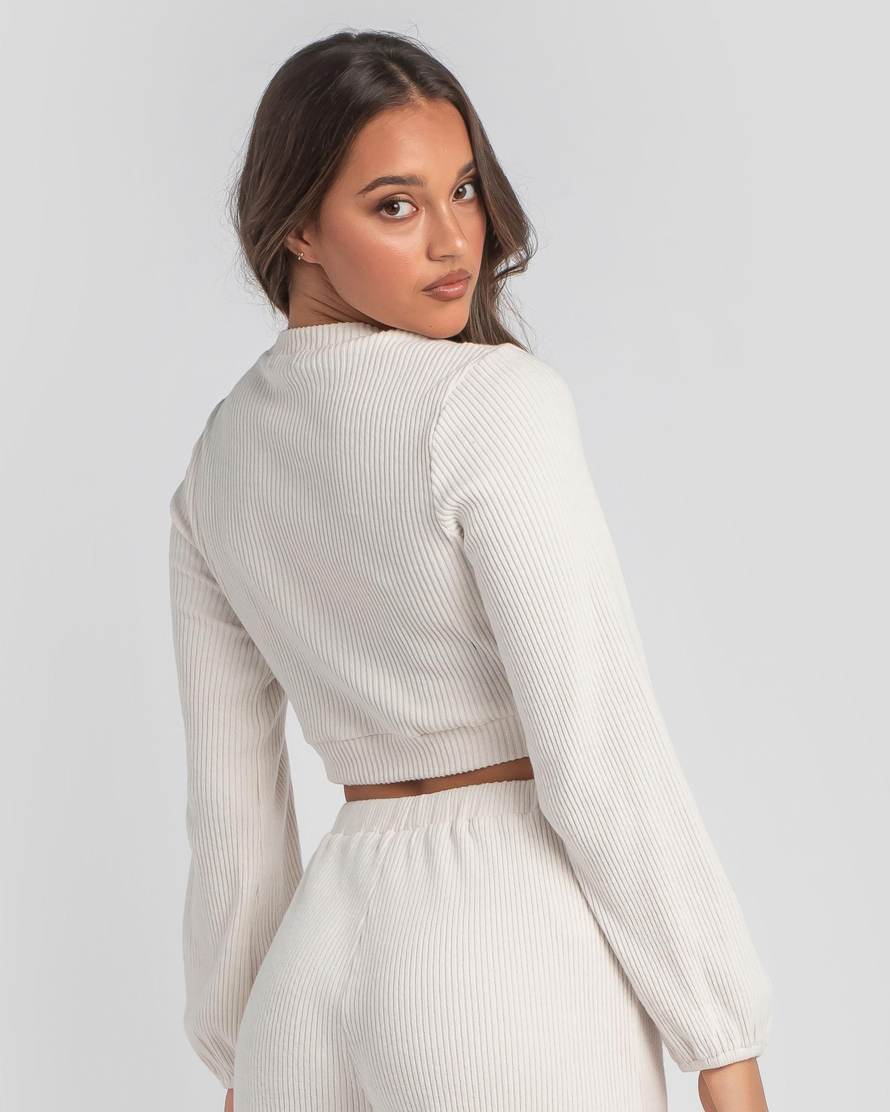 Shop Ava And Ever Beau Top In Beige - Fast Shipping & Easy Returns ...