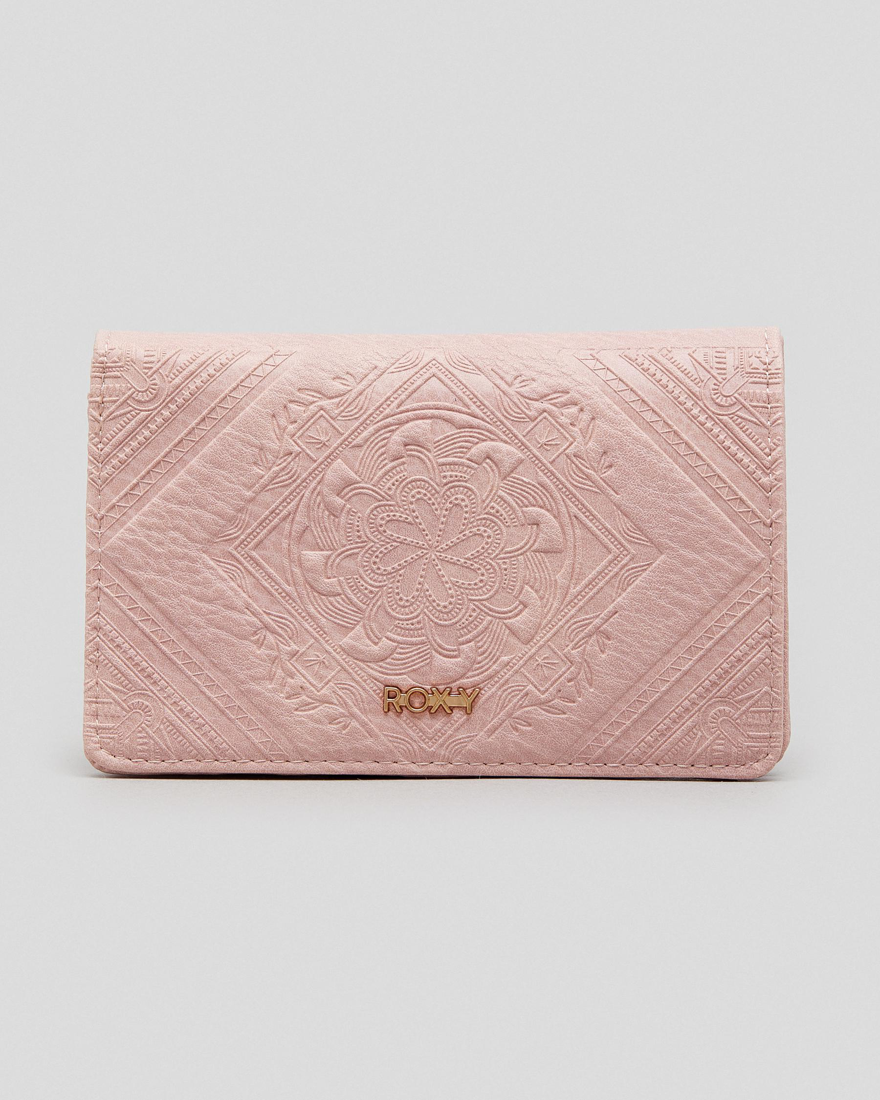 Shop Roxy Crazy Wave Wallet In Peach Amber - Fast Shipping & Easy ...