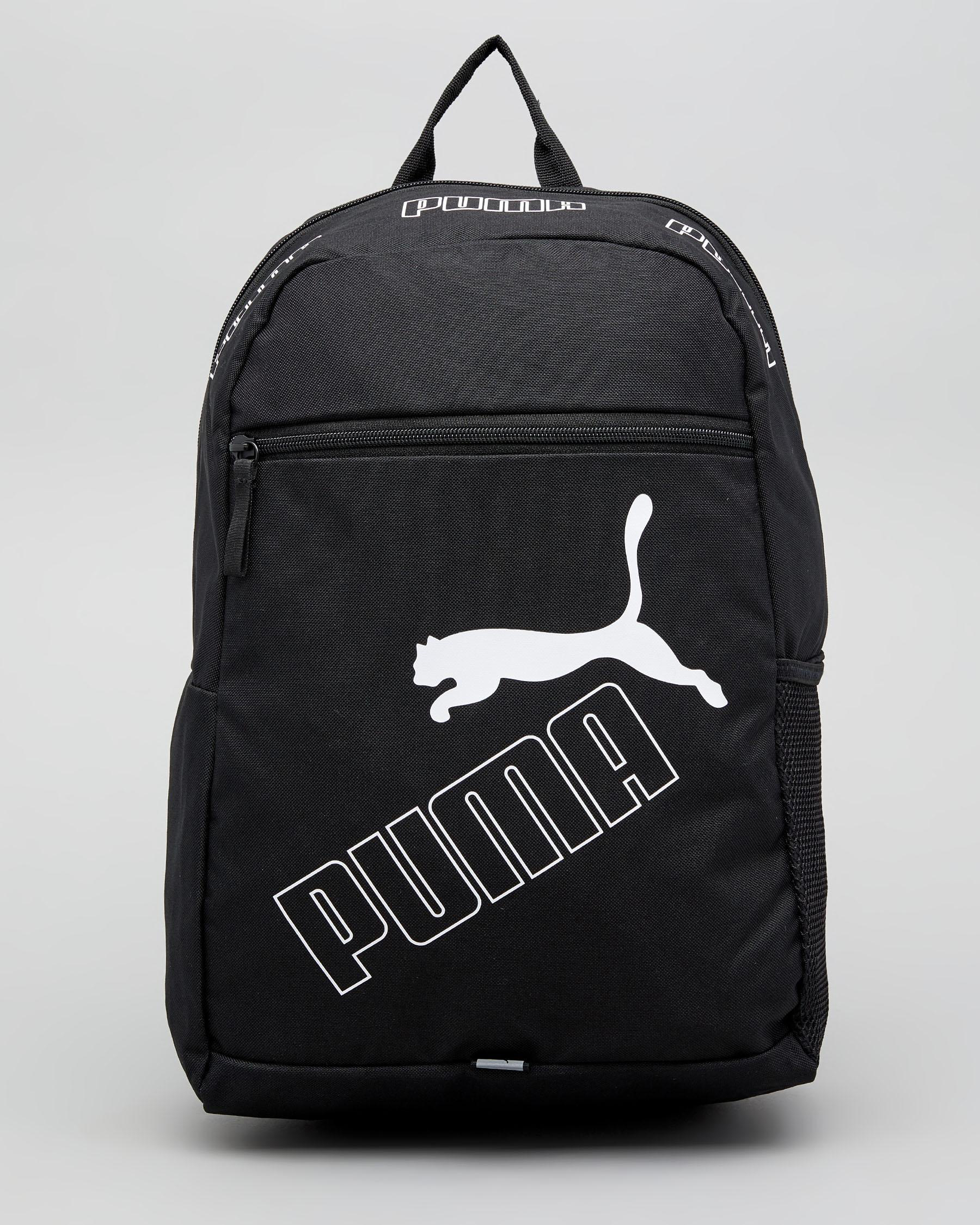 Shop Puma Phase II Backpack In Black - Fast Shipping & Easy Returns ...