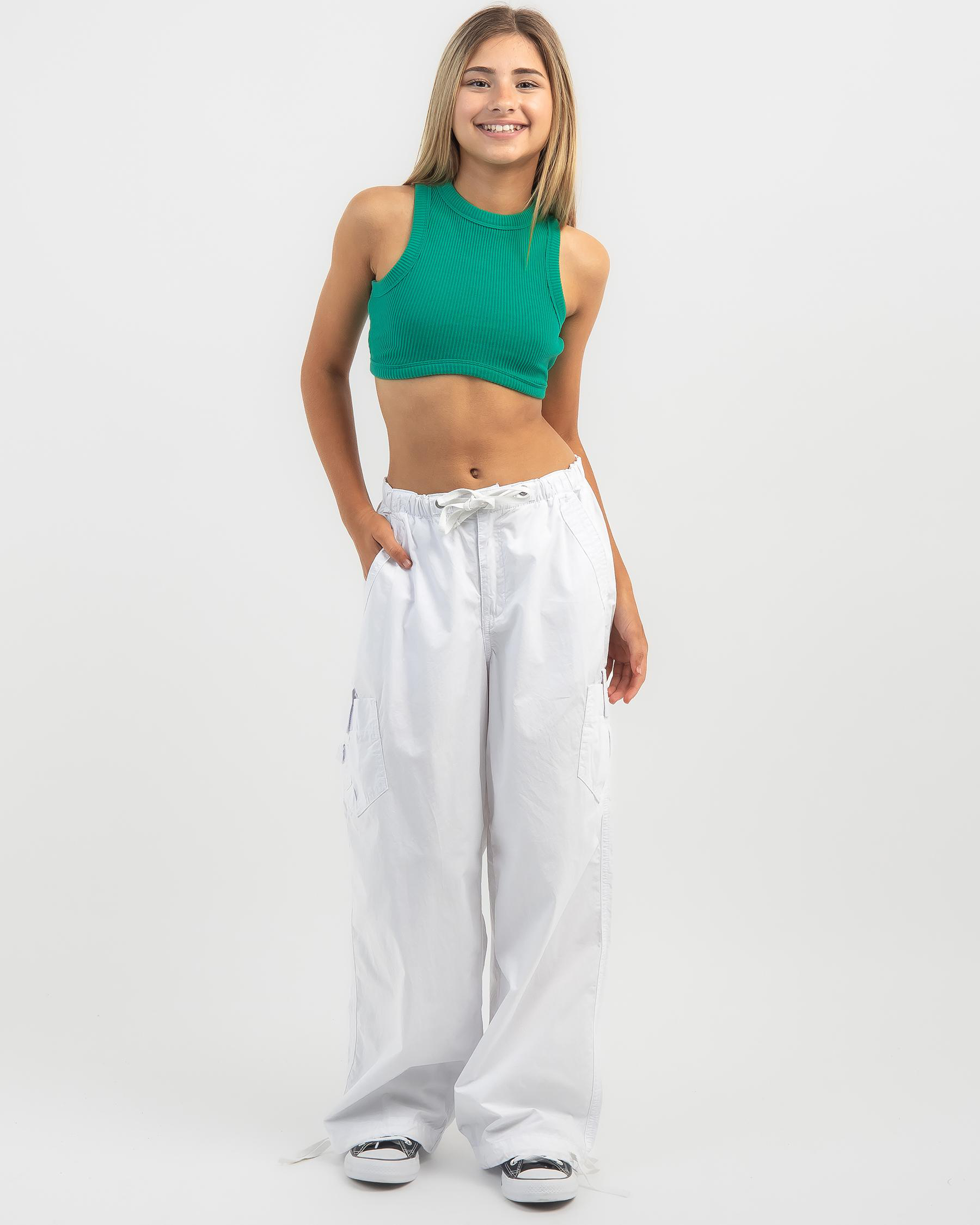 Shop Ava And Ever Girls' Hawk Pants In White - Fast Shipping & Easy ...