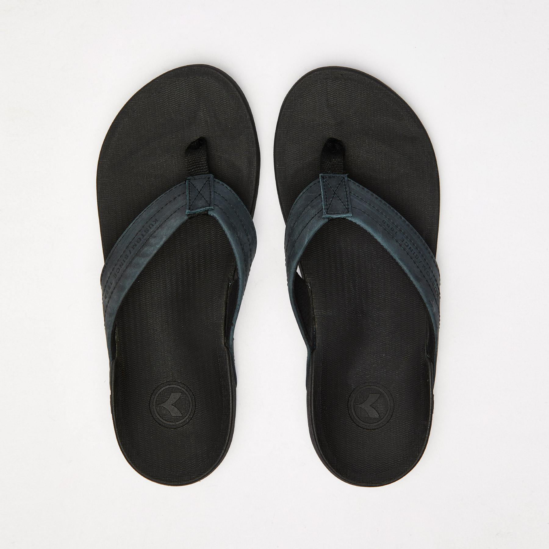 Shop Kustom Cruiser Sandals In Black - Fast Shipping & Easy Returns ...