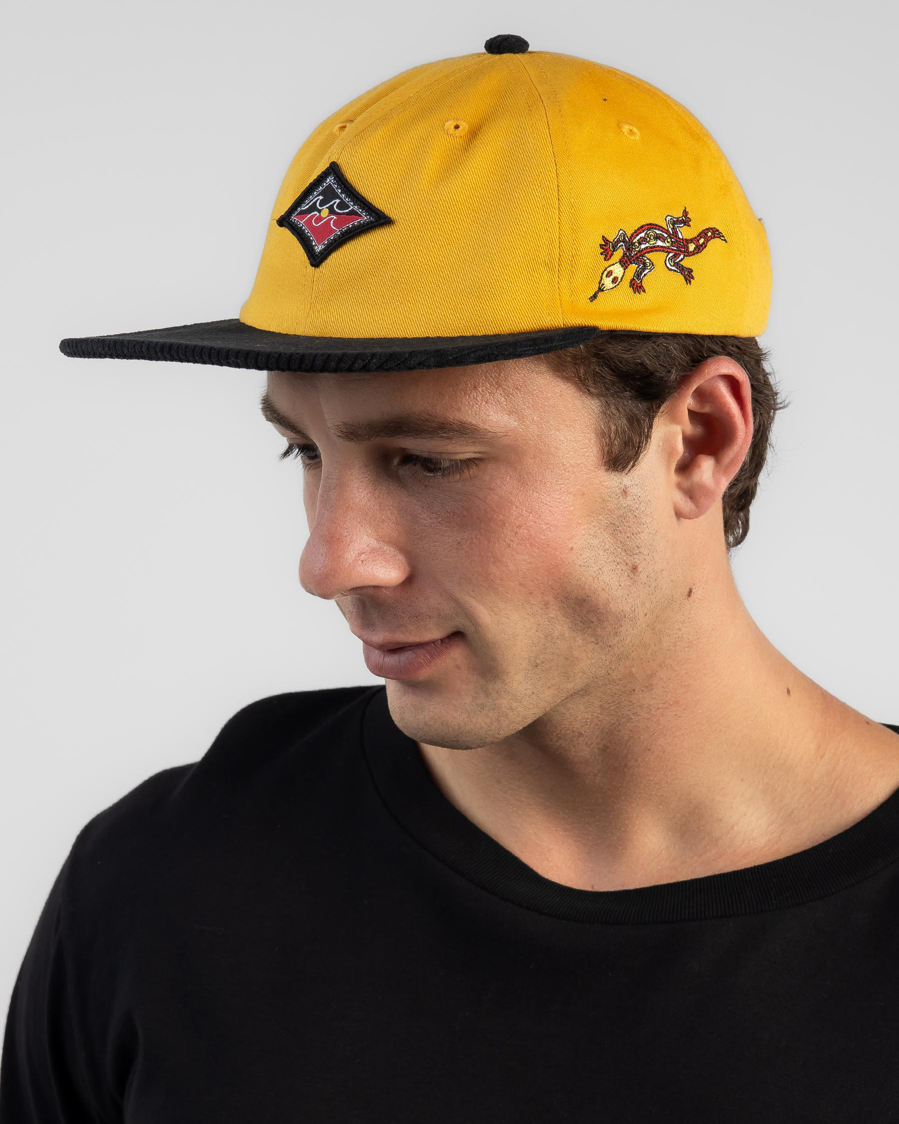 Shop Billabong Otis Goanna Snapback Cap In Honey Gold - Fast Shipping ...