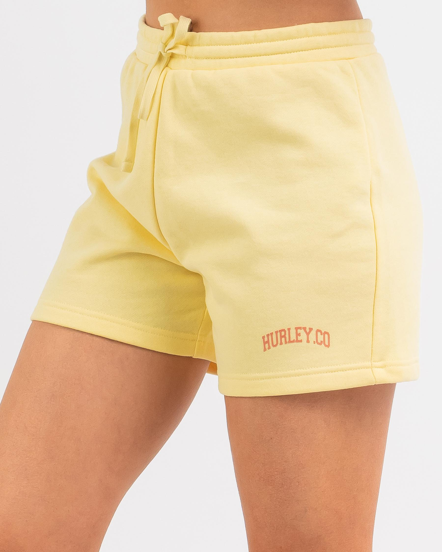 Shop Hurley Authentic Shorts In Yellow Wash - Fast Shipping & Easy ...