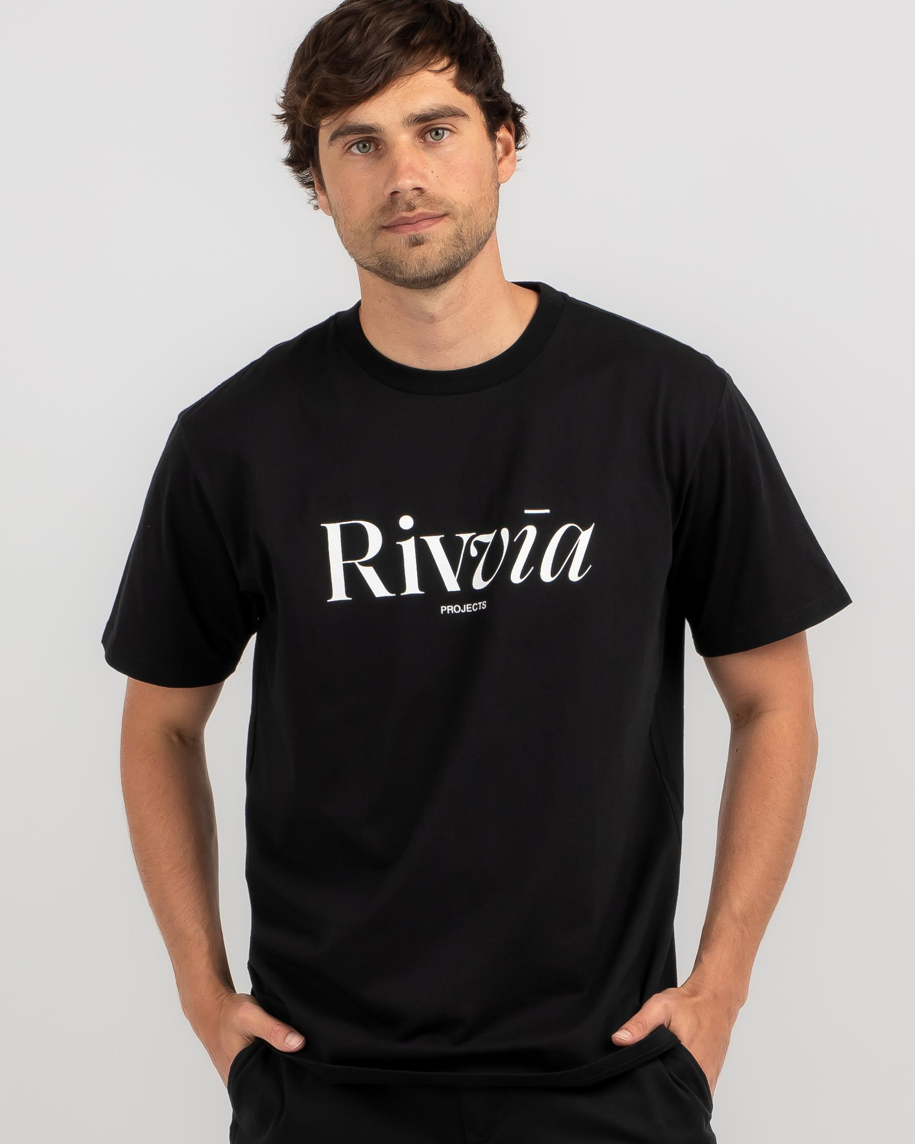Shop Rivvia Reason T-Shirt In Black - Fast Shipping & Easy Returns ...