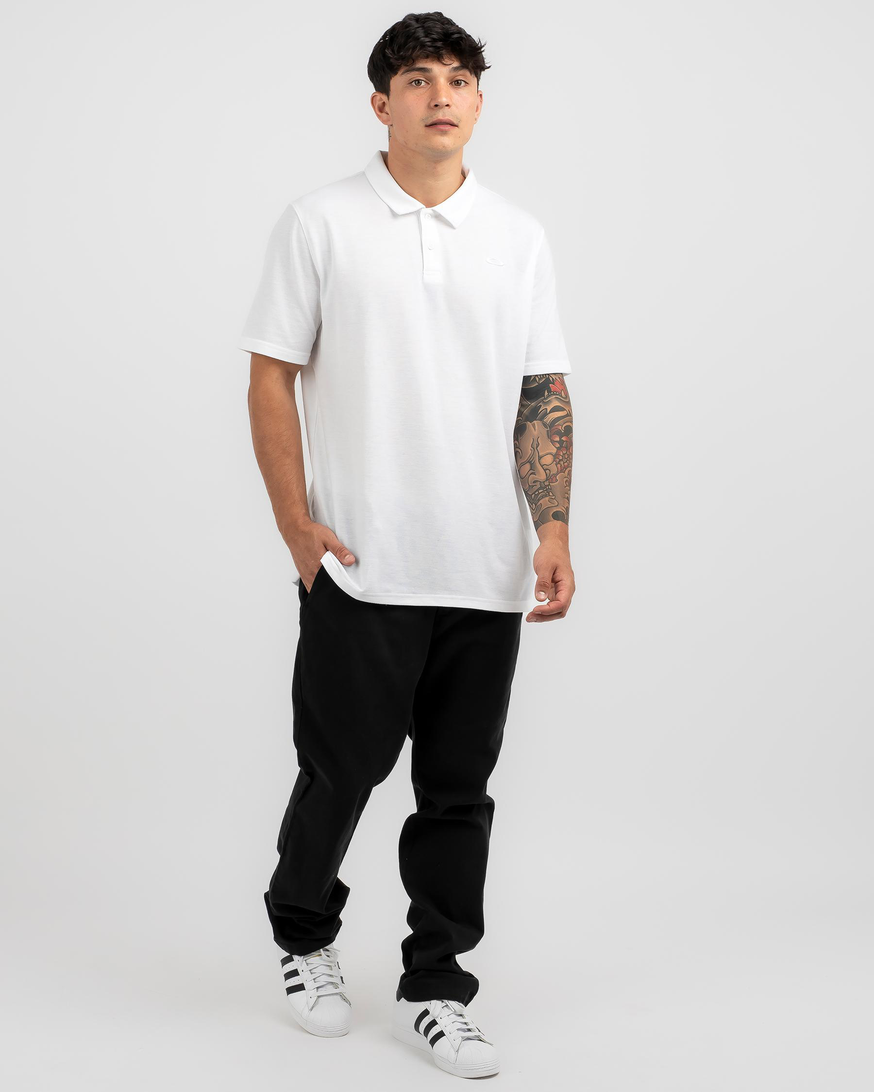 Shop Oakley Relax Urban Polo Shirt In Off White - Fast Shipping & Easy ...