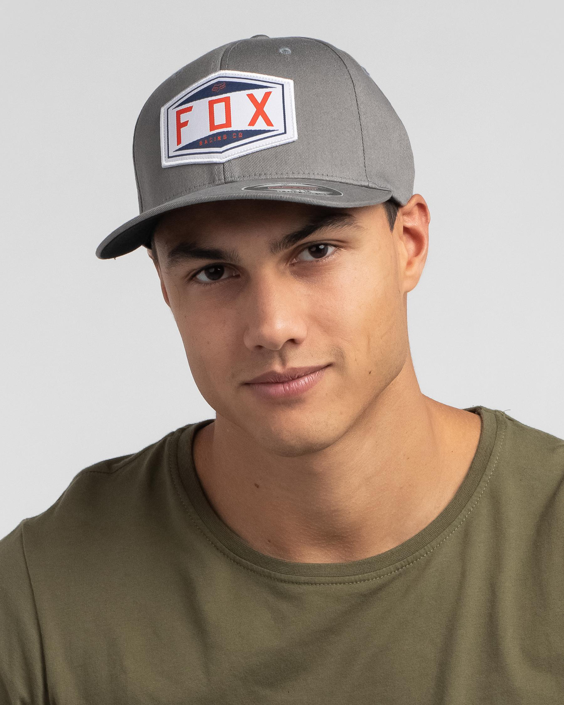 Shop Fox Emblem Flexfit Cap In Pewter - Fast Shipping & Easy Returns ...