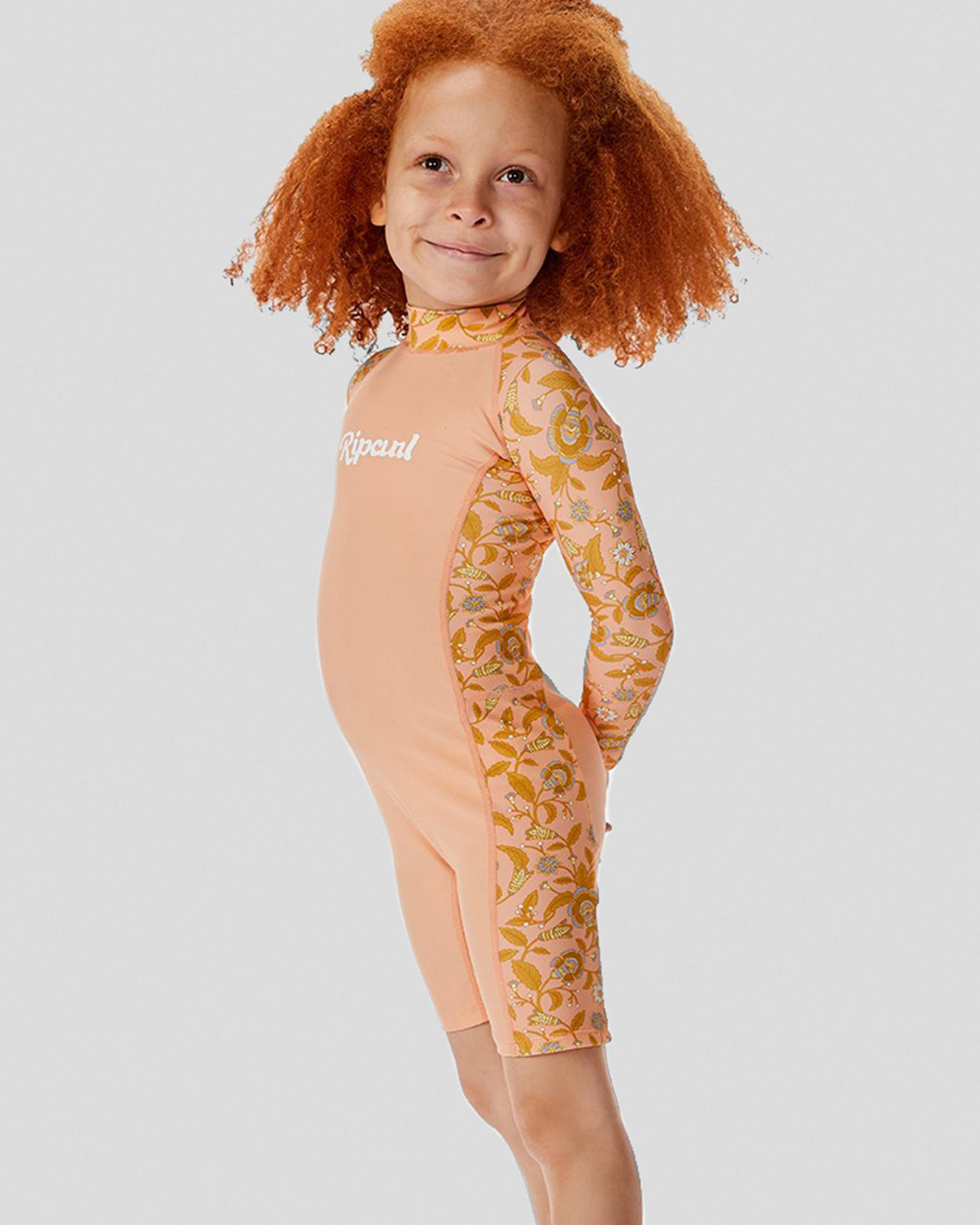 Shop Rip Curl Toddlers' Dreamer Long Sleeve Surfsuit In Peach - Fast Shipping & Easy Returns ...