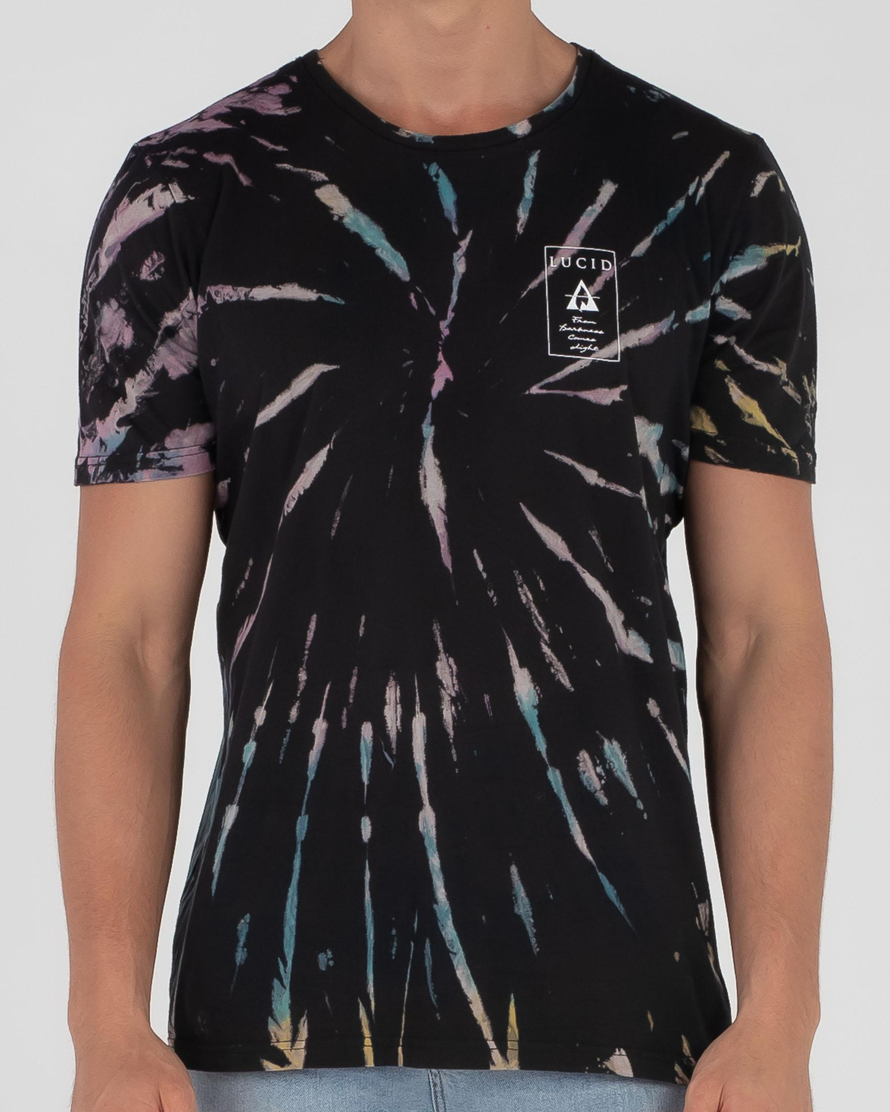 Shop Lucid Cryptic T-Shirt In Black/colour - Fast Shipping & Easy ...