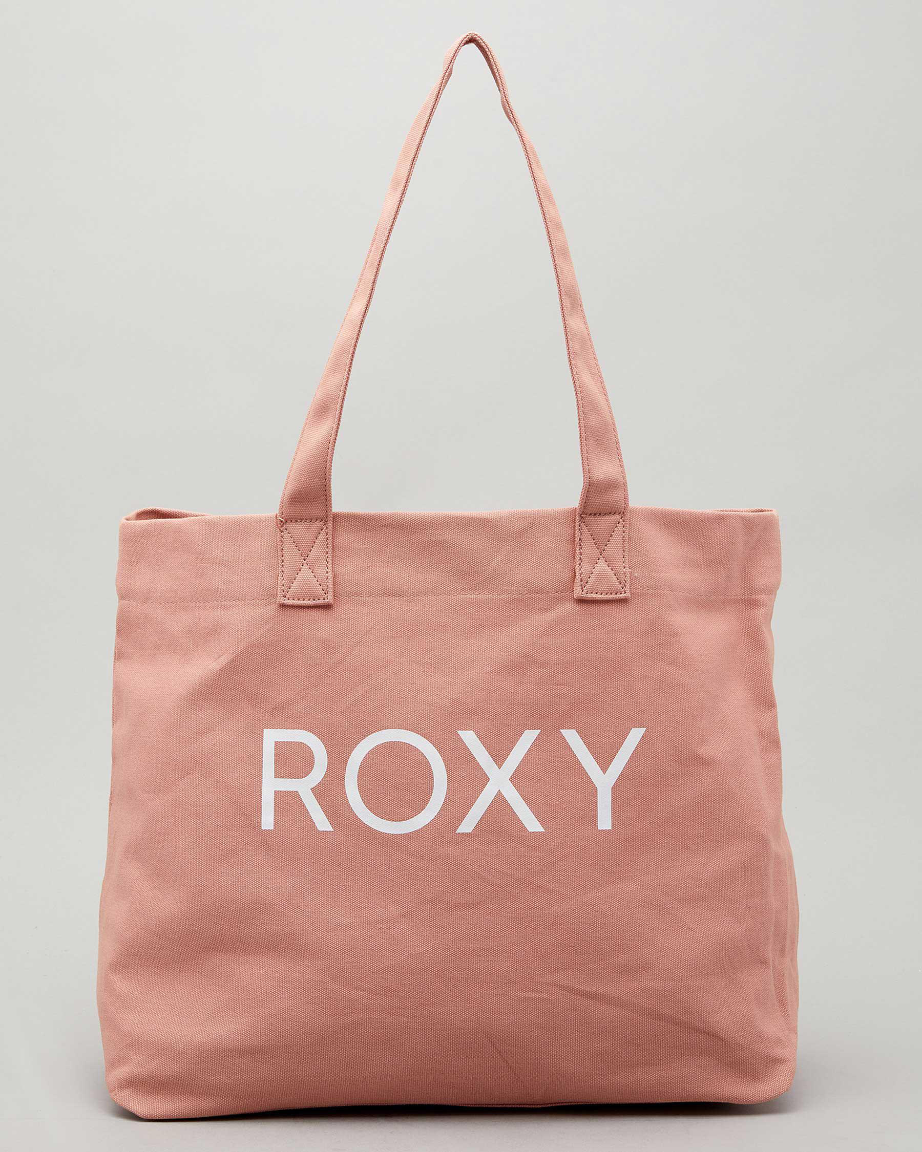 Shop Roxy Go For It Beach Bag In Ash Rose - Fast Shipping & Easy ...