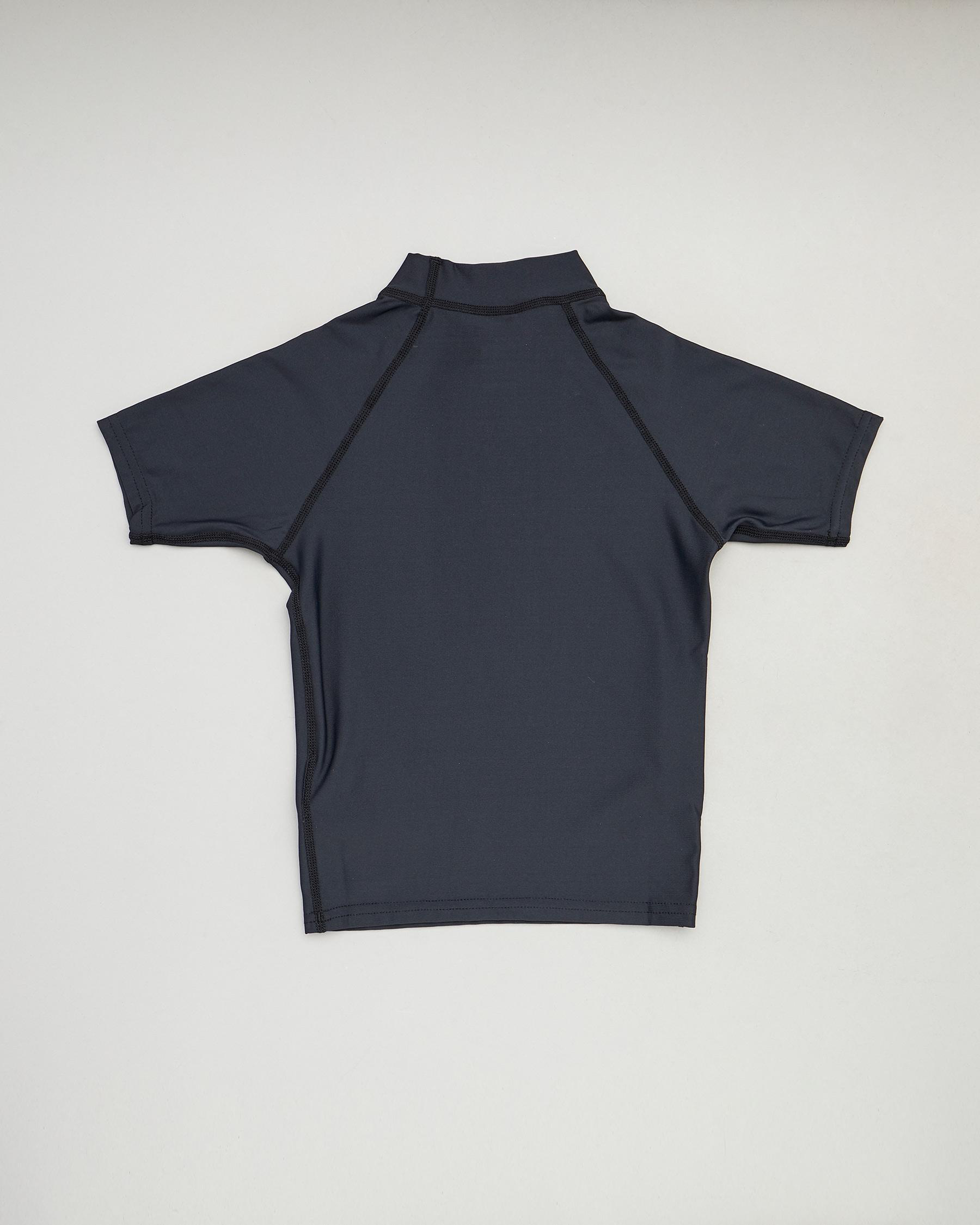 Billabong Groms' Union Short Sleeve Rash Vest In Black - FREE* Shipping ...