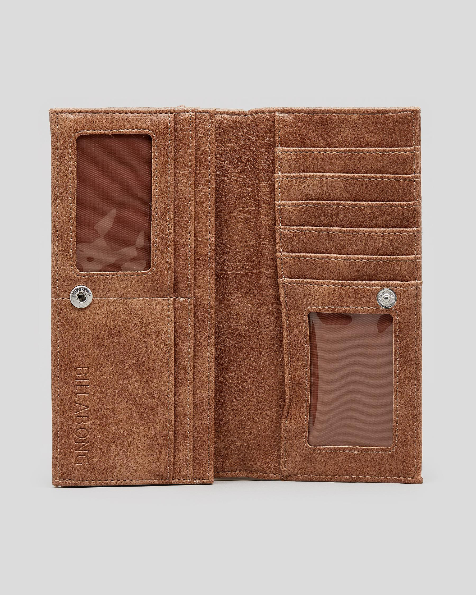 Shop Billabong Dawn Break Wallet In Chocolate - Fast Shipping & Easy ...