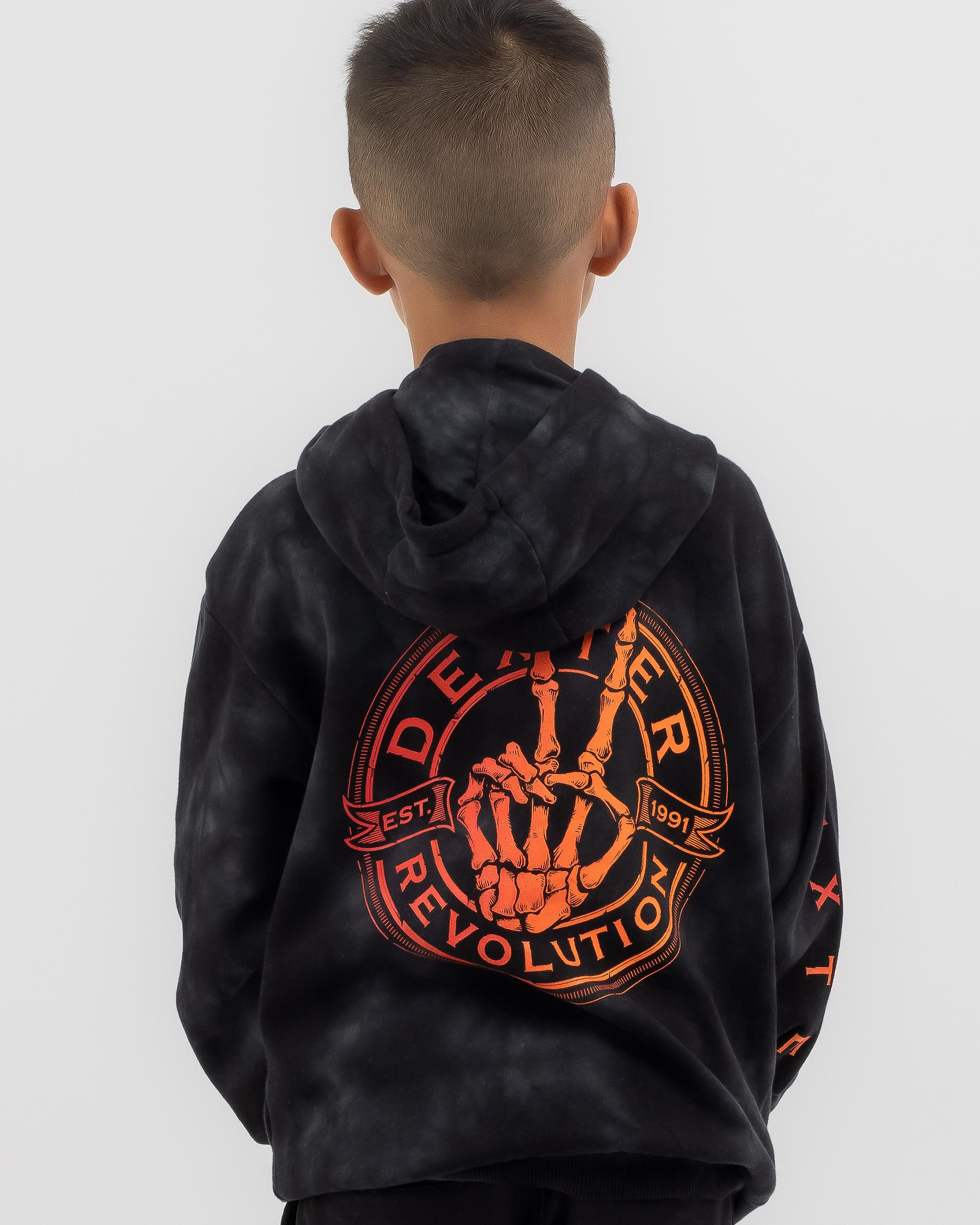 Shop Dexter Toddlers' Fader Hoodie In Black Mottle - Fast Shipping ...