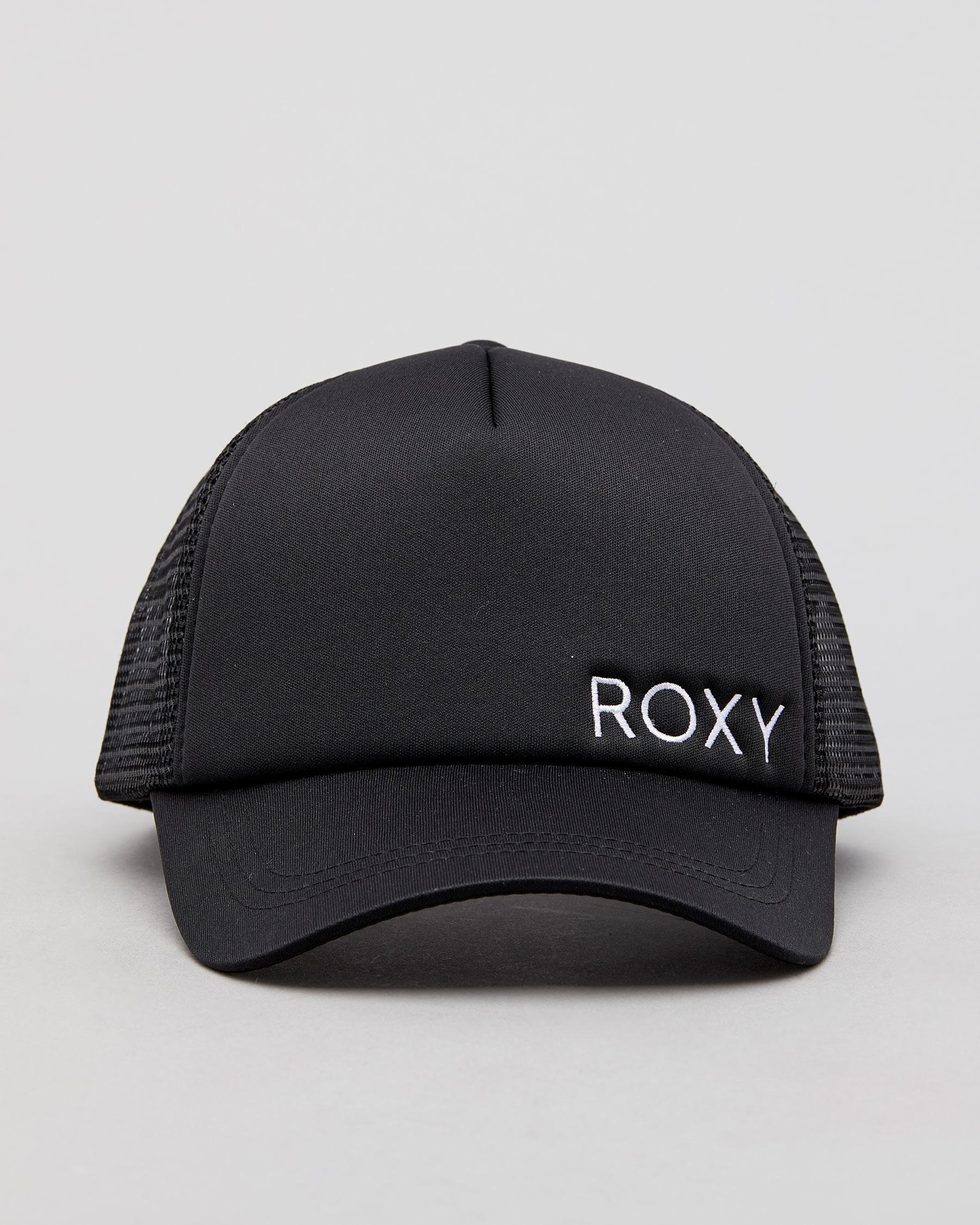 Shop Roxy Finishline Trucker Cap In Anthracite - Fast Shipping & Easy ...