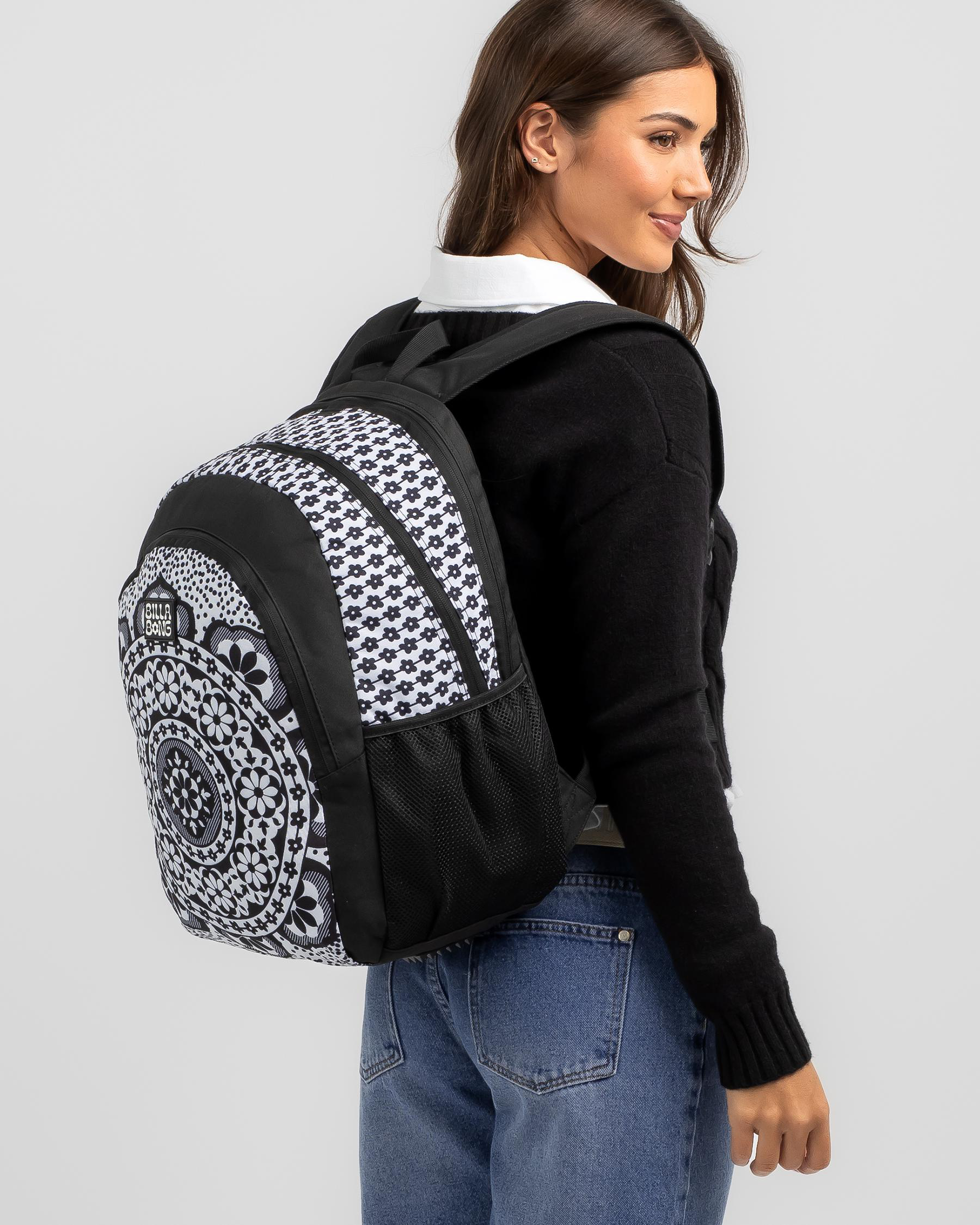 Shop Billabong Daisy Mahi Backpack In Black - Fast Shipping & Easy ...