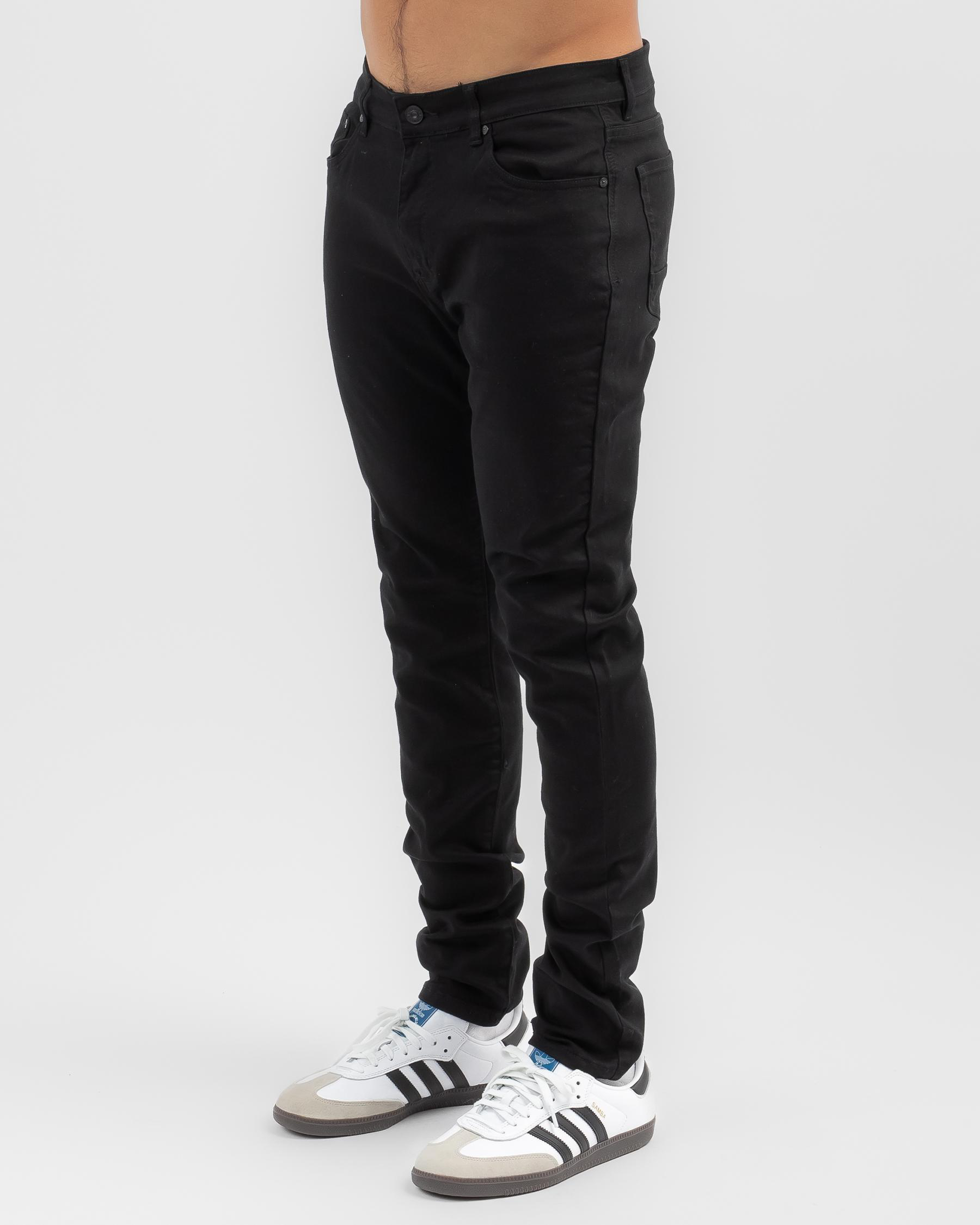Lucid Jet Jeans In Black - Fast Shipping & Easy Returns - City Beach ...