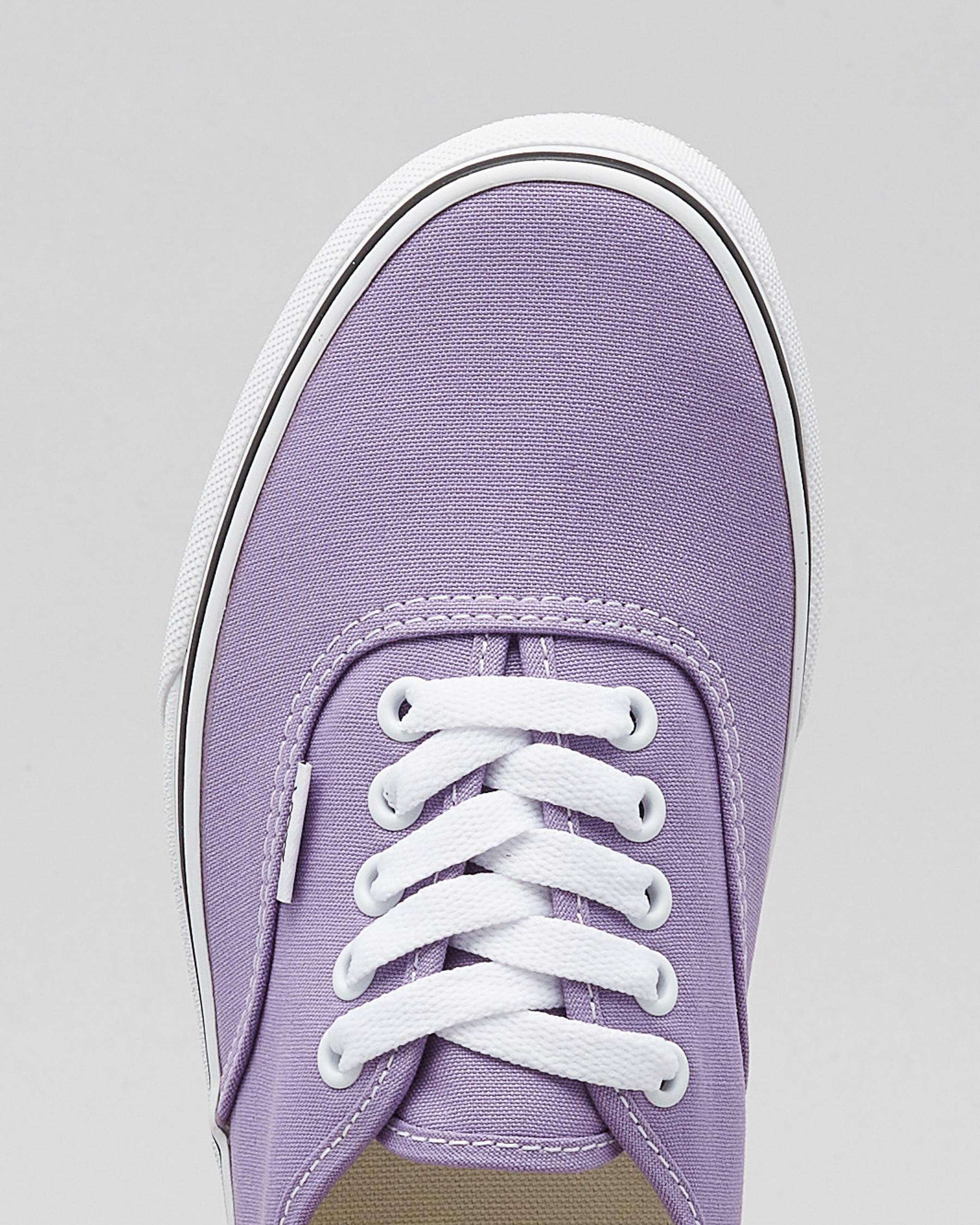 Shop Vans Womens Authentic Shoes In Chalk Violet/true White - Fast ...