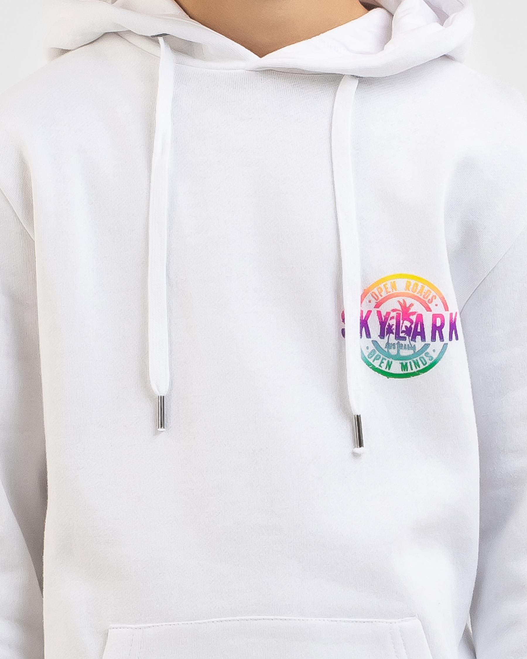 Shop Skylark Boys' Revel Hoodie In White - Fast Shipping & Easy Returns - City Beach Australia