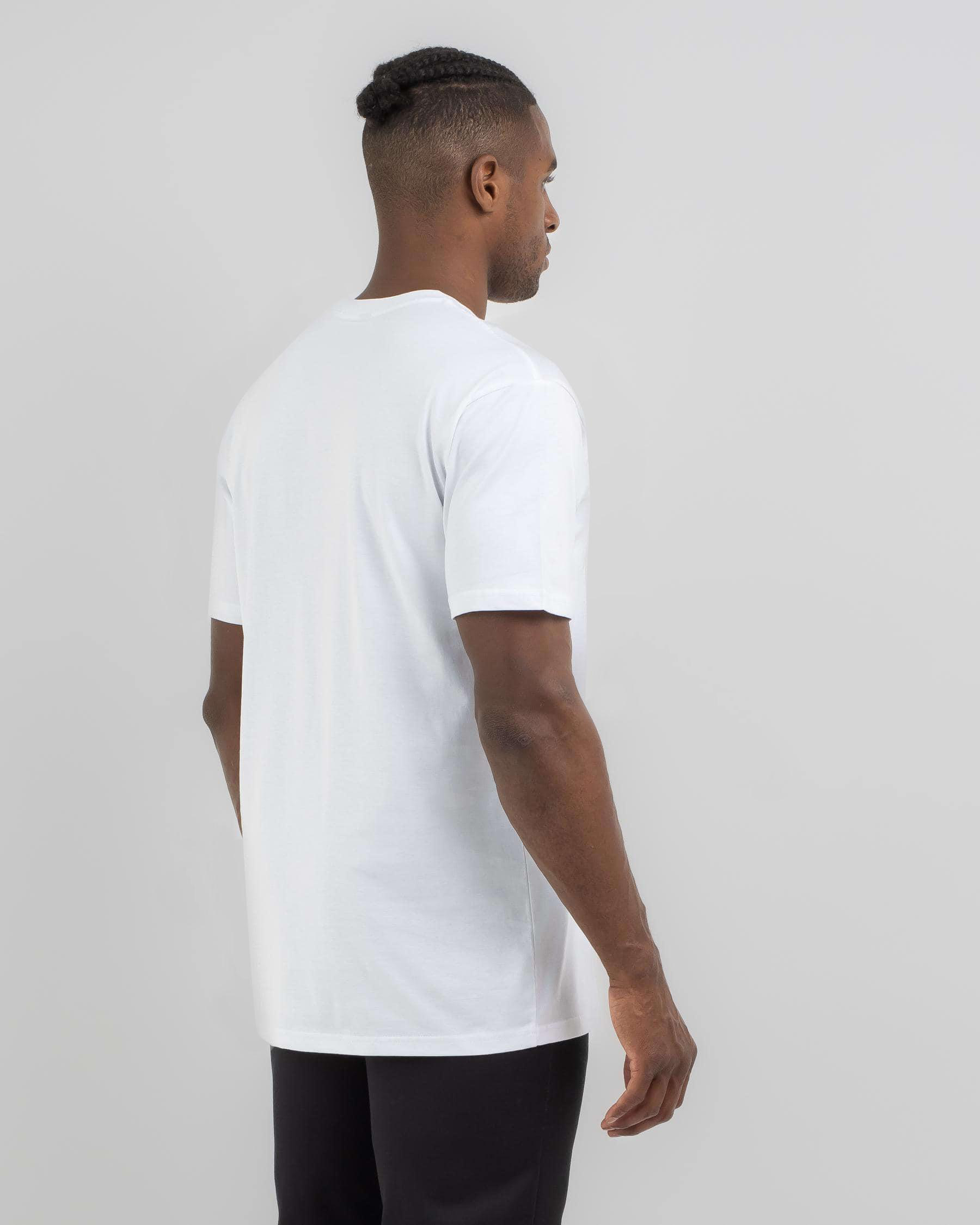 AS Colour Staple T-Shirt In White | City Beach Australia
