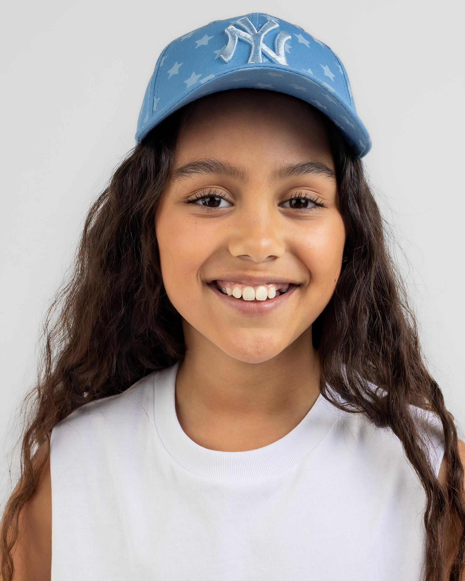 Shop New Era Girls' NY Yankees Cap In Blue - Fast Shipping & Easy ...