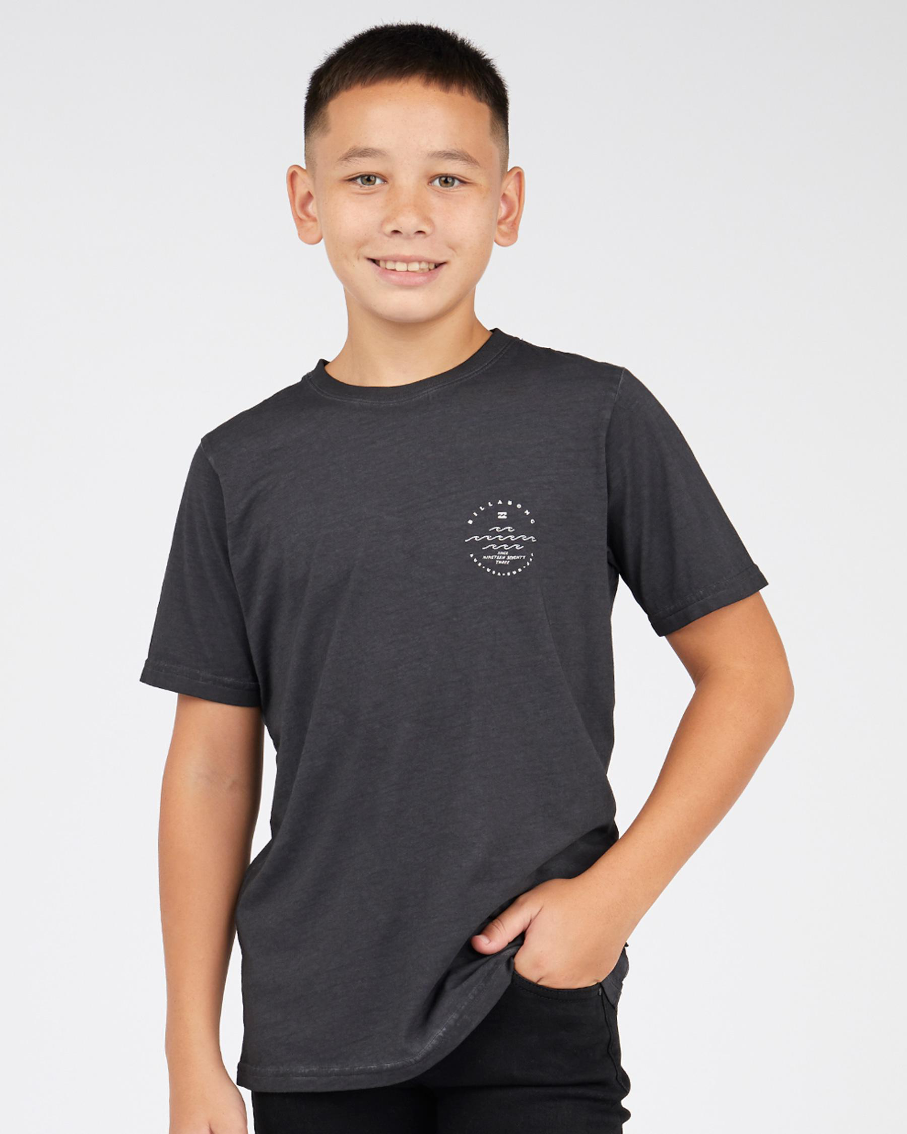 Shop Billabong Boys' Wavy Davy T-Shirt In Black - Fast Shipping & Easy Returns - City Beach ...