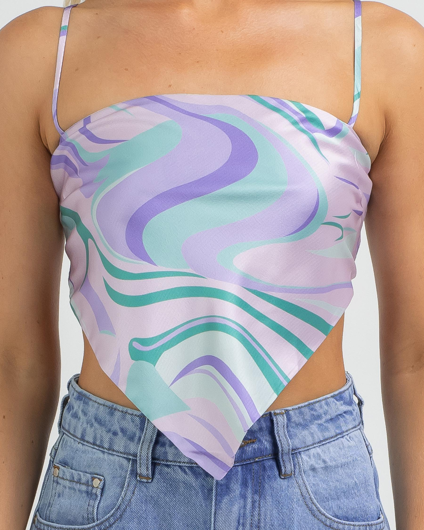 Shop Rumor Field Of Lilac Top In Lilac - Fast Shipping & Easy Returns ...