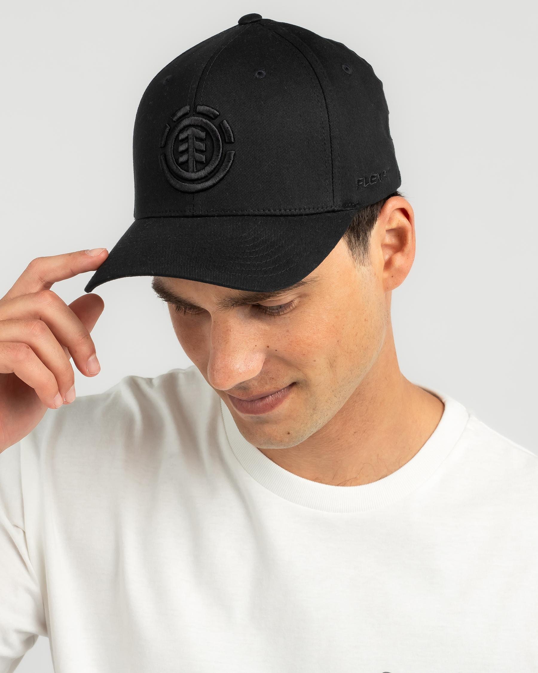 Shop Element Tree Flexfit Cap In All Black - Fast Shipping & Easy ...