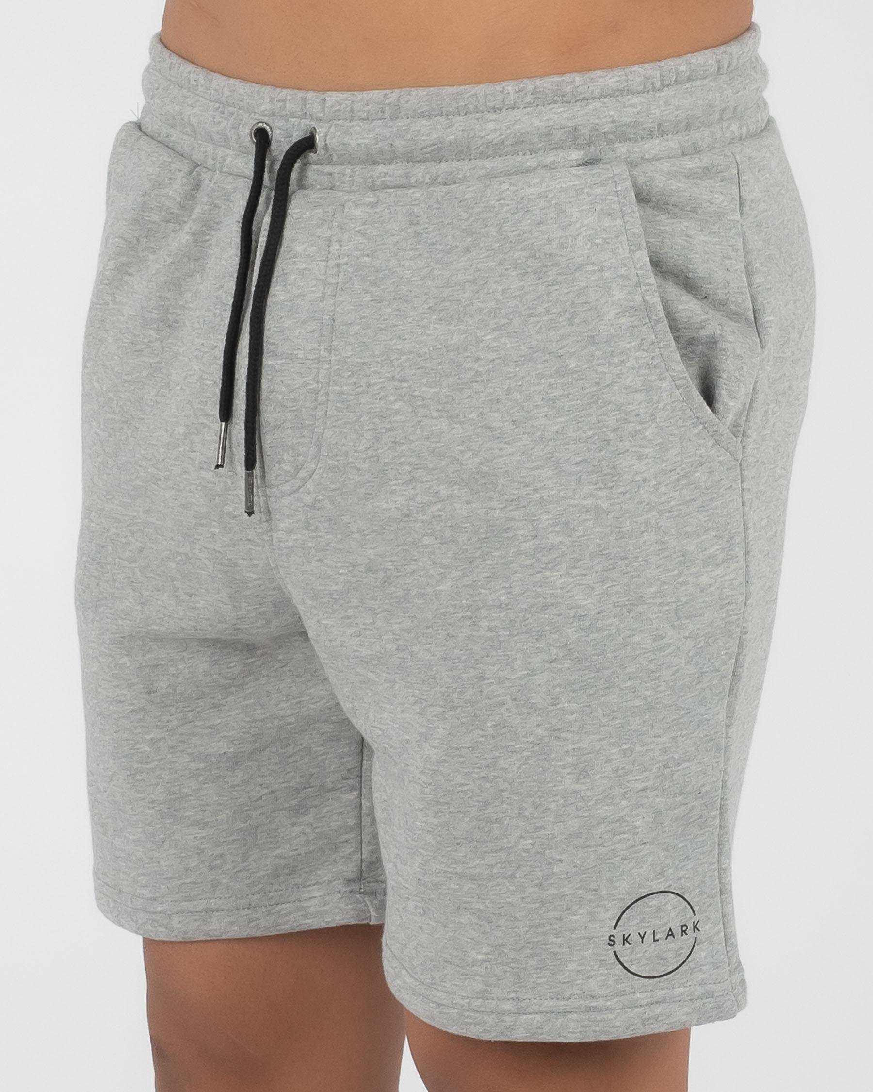 Shop Skylark Off Track House Shorts In Grey Marle - Fast Shipping ...