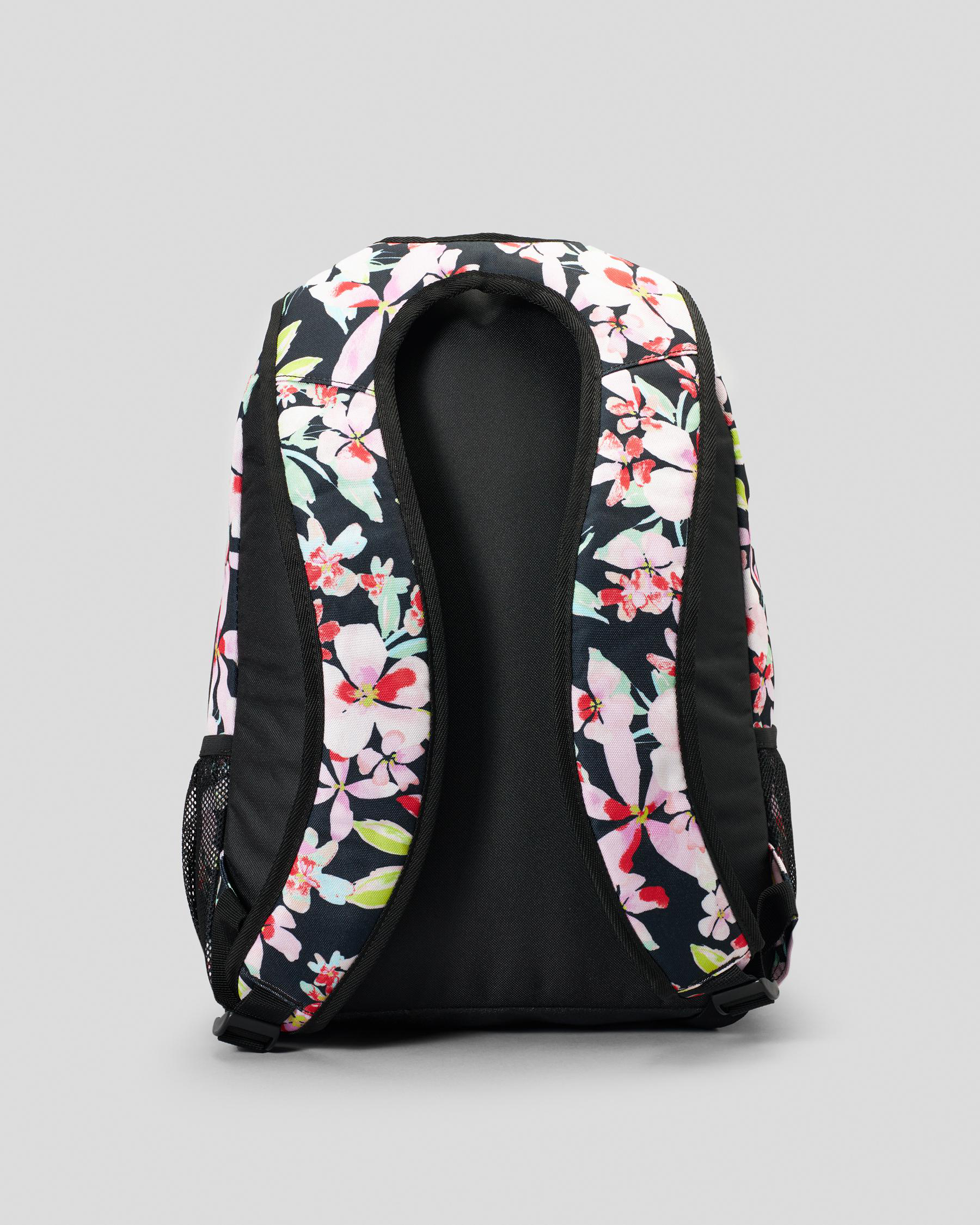Shop Roxy Shadow Swell Printed Backpack In Anthracite New Life - Fast ...