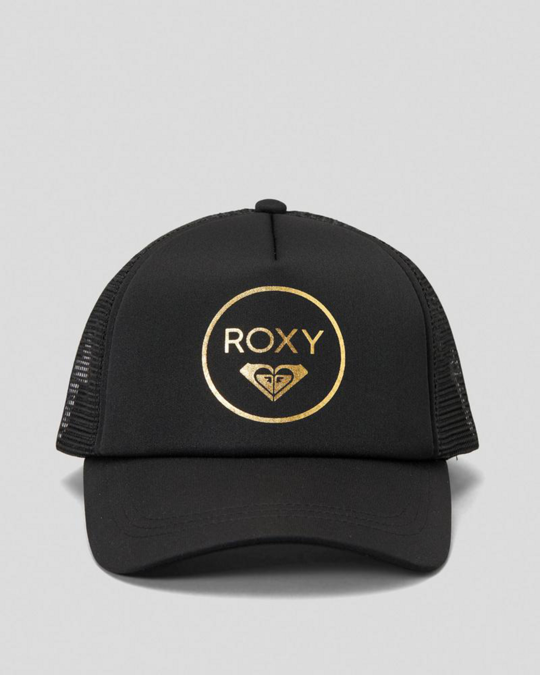 Roxy Brennan Trucker Cap In Anthracite - FREE* Shipping & Easy Returns ...