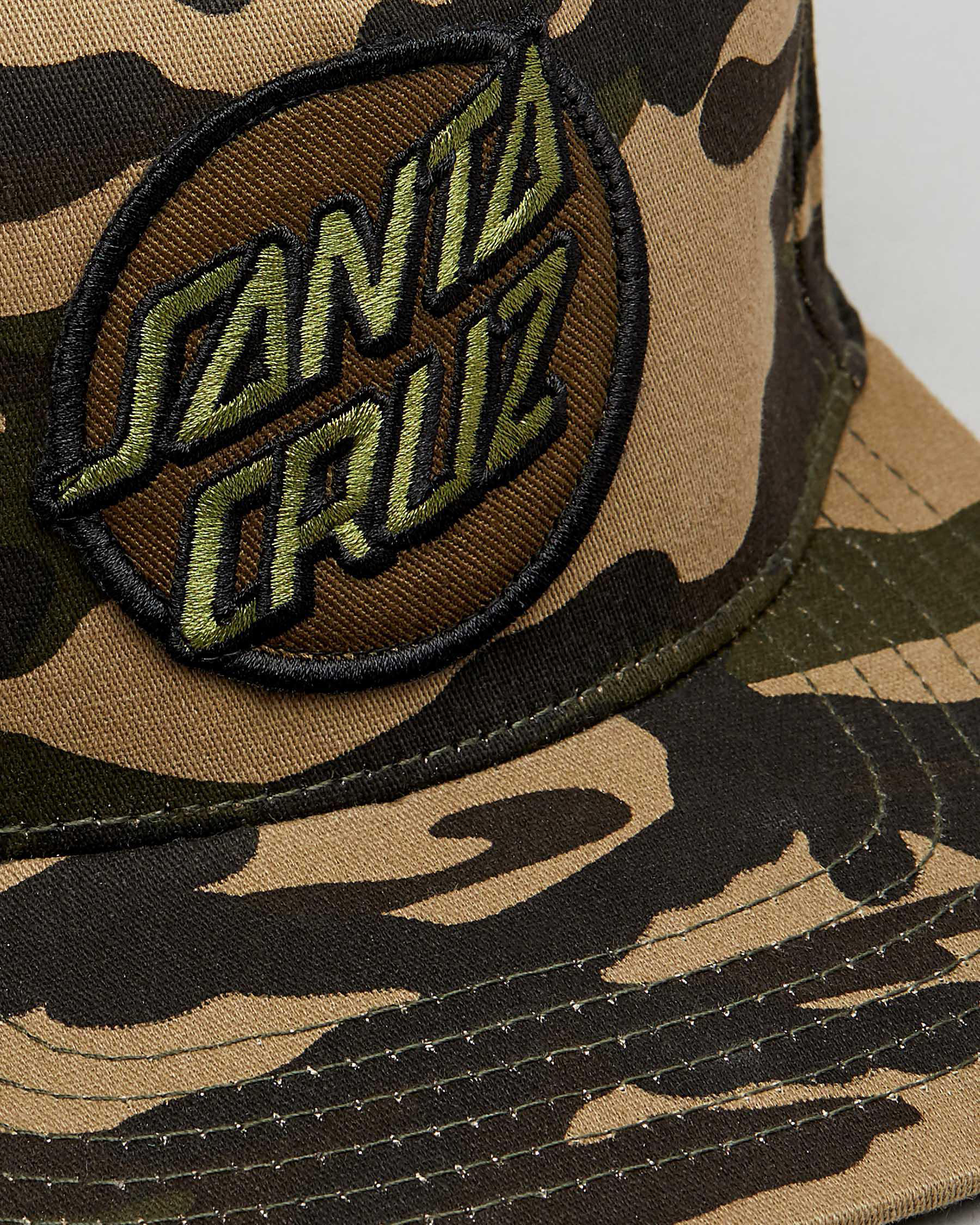 Santa Cruz Classic Patch Snapback Cap In Navy - Fast Shipping & Easy ...