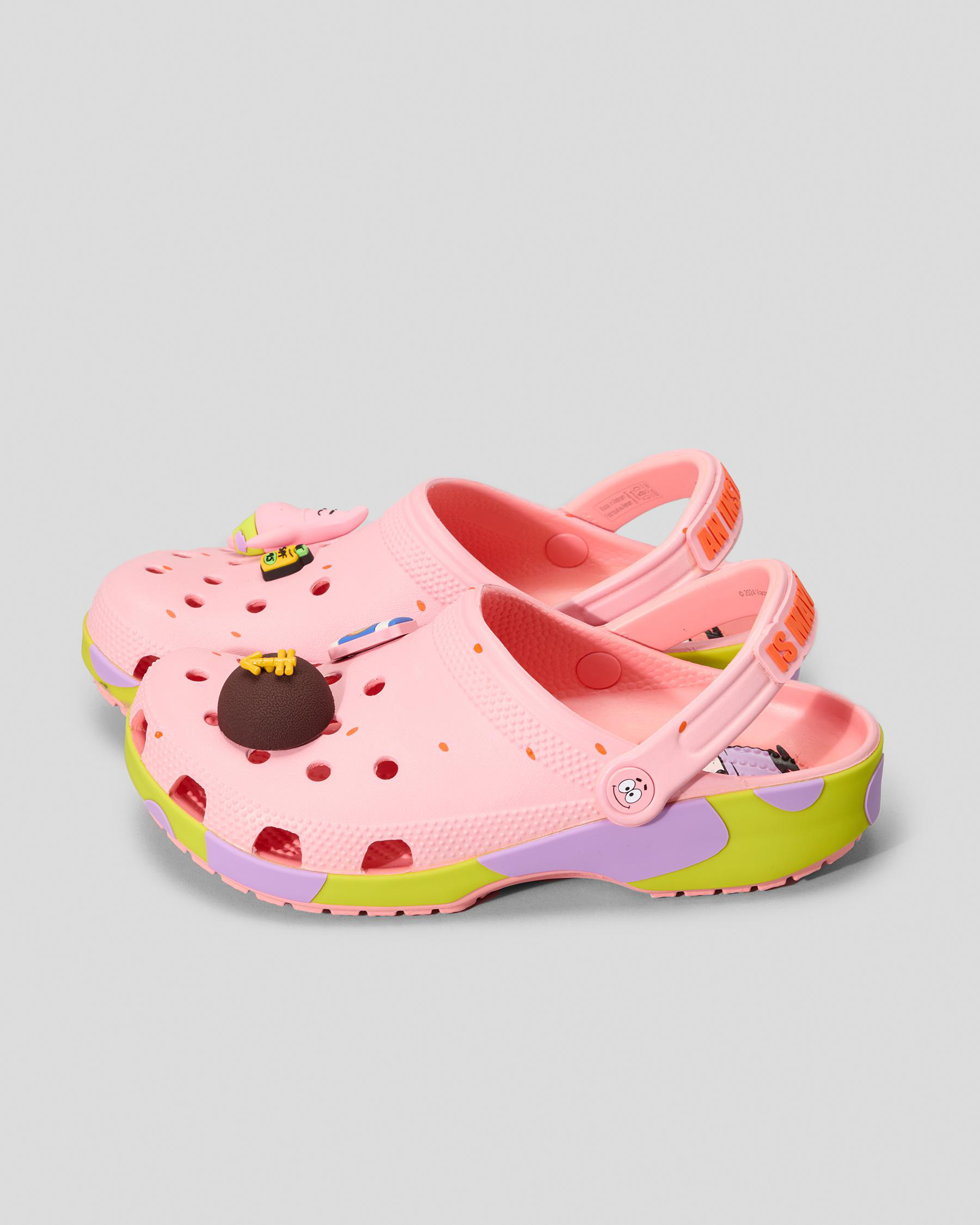Shop Crocs Spongebob (Patrick) Classic Clogs In Melon - Fast Shipping ...