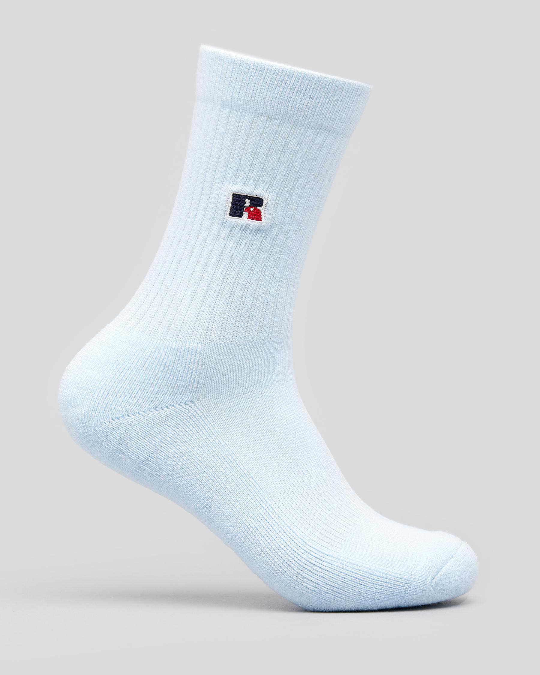 Shop Russell Athletic Boys' Russell Athletic Singles Socks In Powder ...