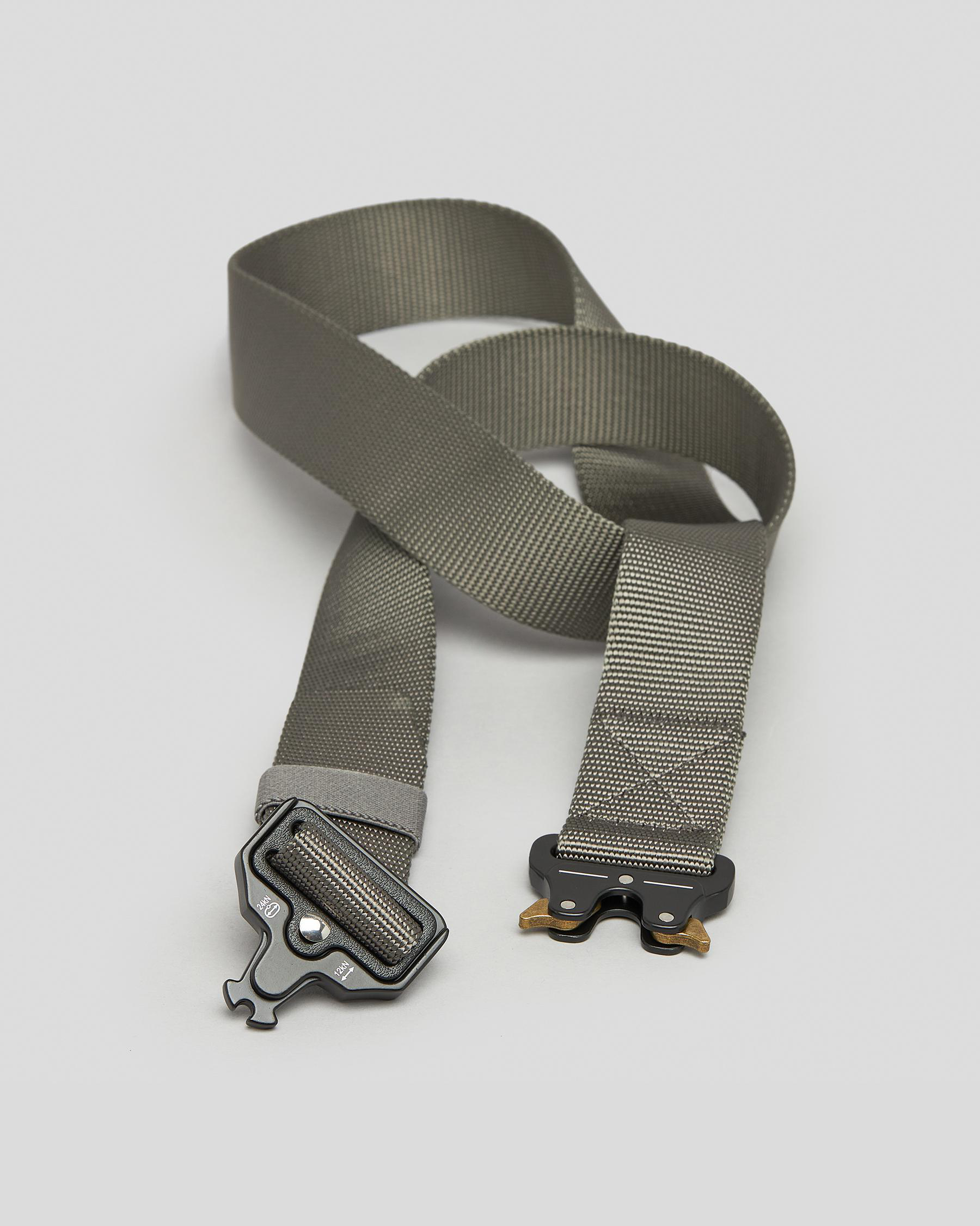 Shop Get It Now Security Web Belt In Gunmetal - Fast Shipping & Easy ...