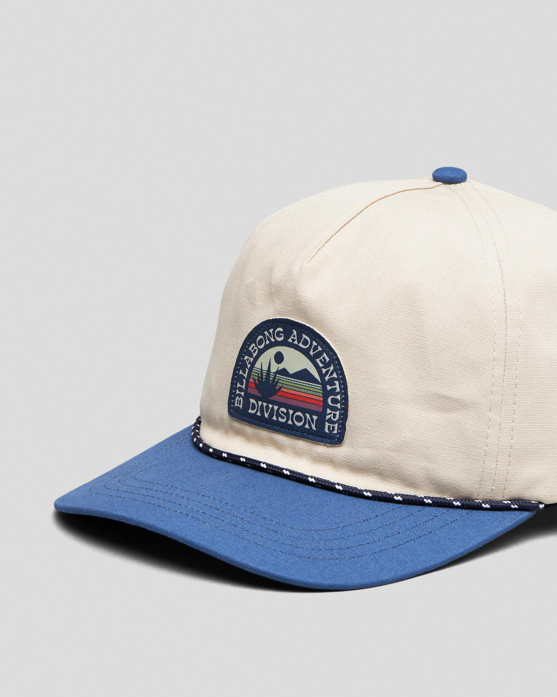 Shop Billabong Adiv Snapback Cap In Space Blue - Fast Shipping & Easy ...