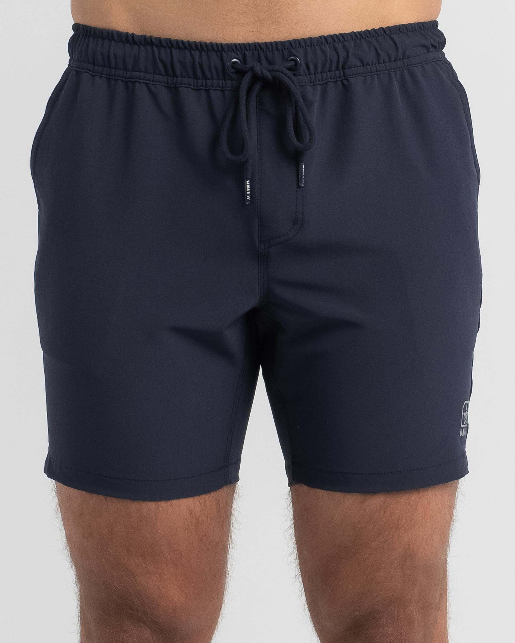 Shop Unit Boardwalk Shorts In Navy - Fast Shipping & Easy Returns ...