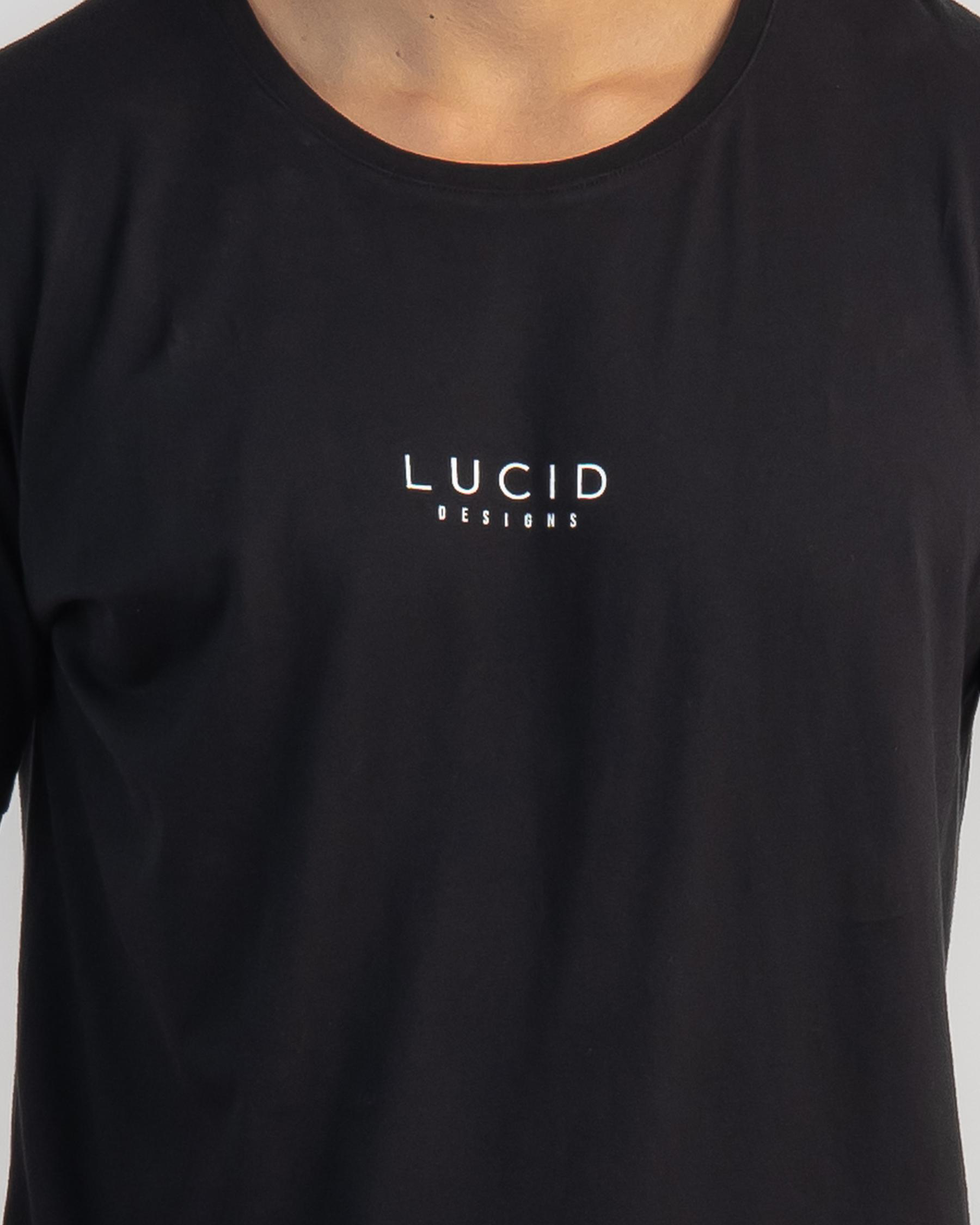 Shop Lucid Exposed T-Shirt In Black - Fast Shipping & Easy Returns ...