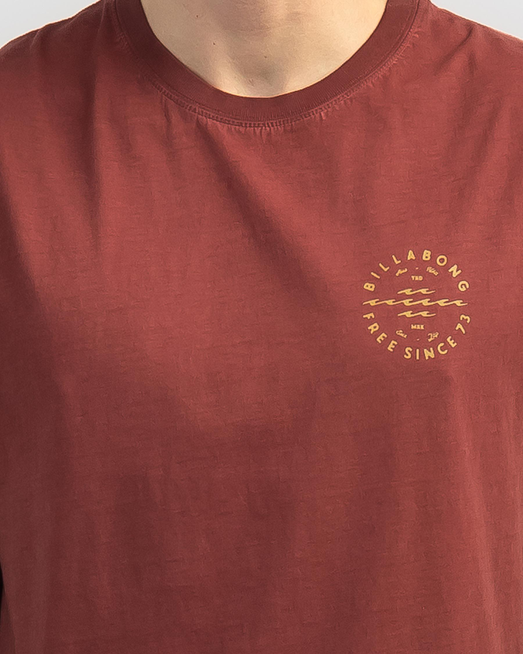 Shop Billabong Big Wave Daz Muscle Tank In Brick - Fast Shipping & Easy ...