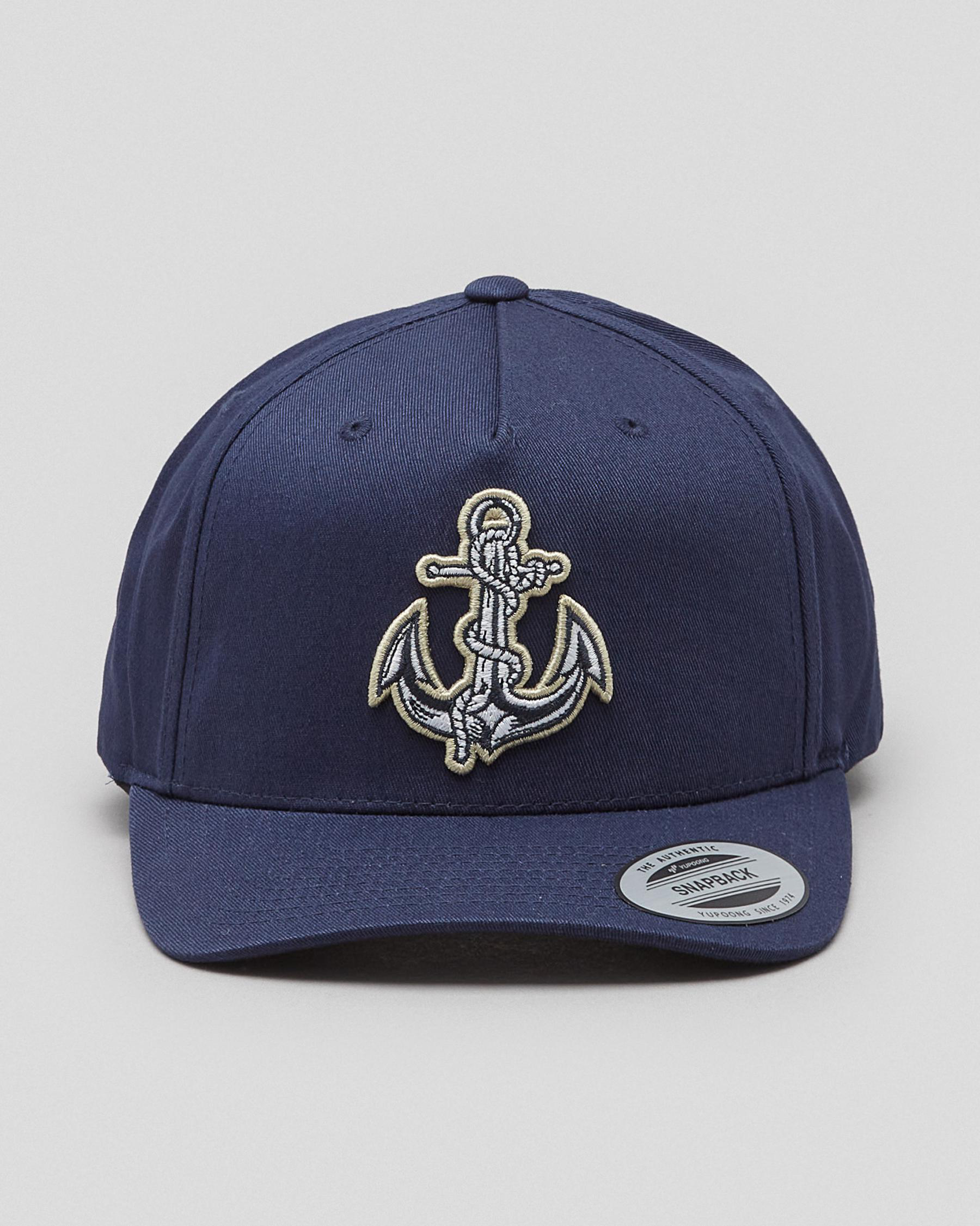 Shop Salty Life Nauti Boi Snapback Cap In Navy - Fast Shipping & Easy ...