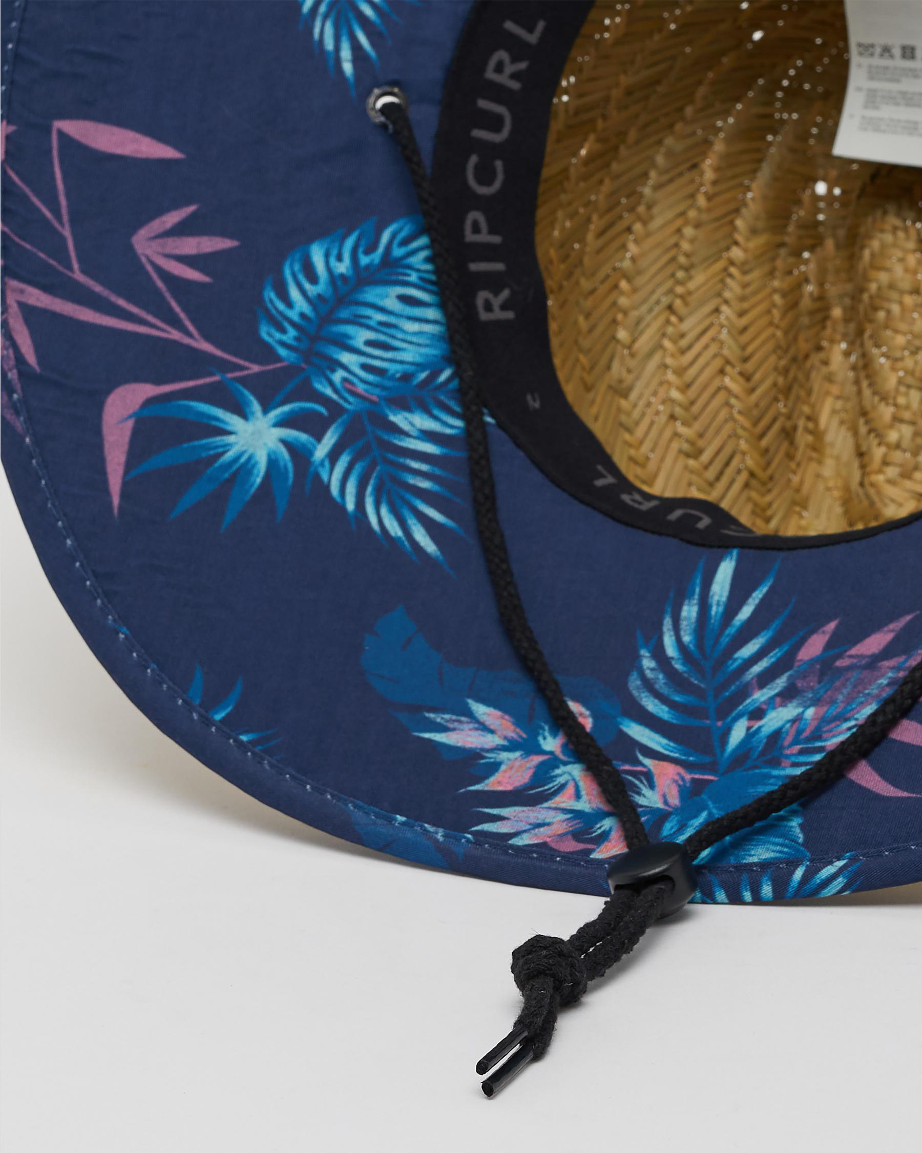 Shop Rip Curl Mix Up Straw Hat In Dark Navy - Fast Shipping & Easy ...
