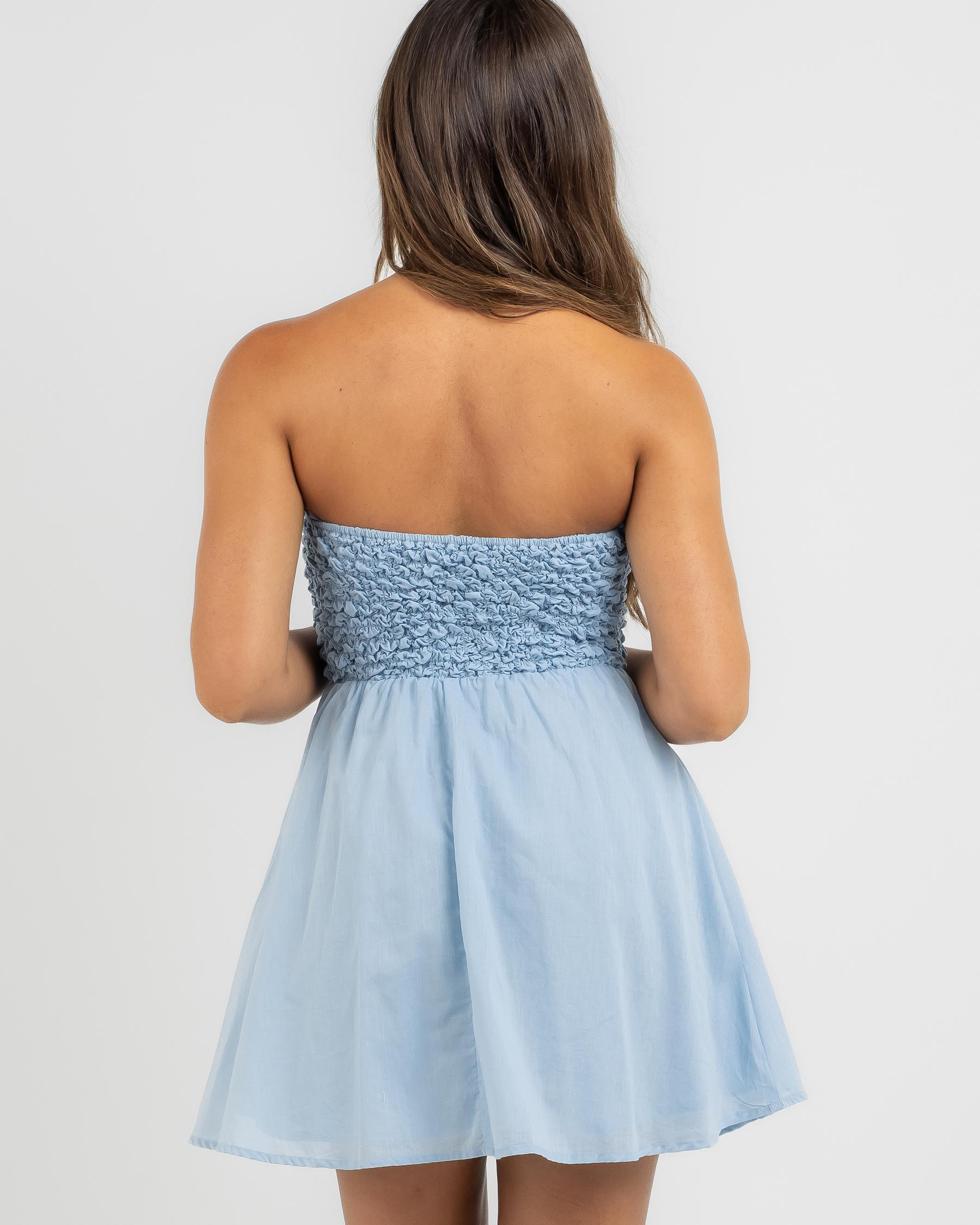 Shop Mooloola Ashlyn Dress In Baby Blue - Fast Shipping & Easy Returns ...