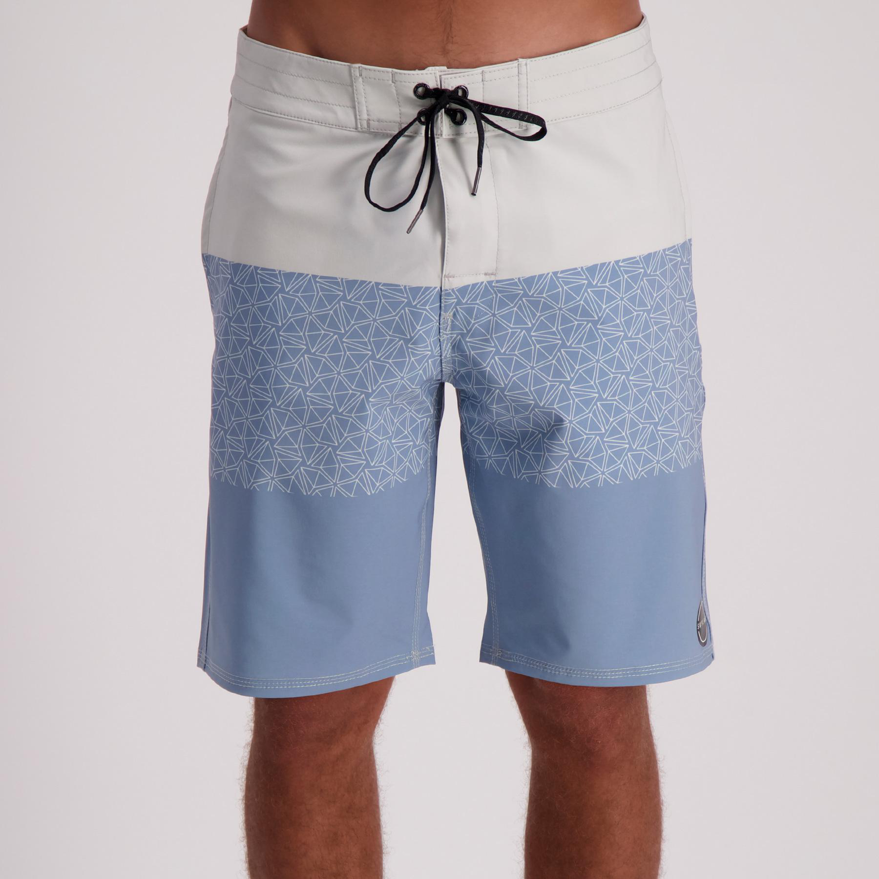Shop Skylark Diminish Board Shorts In Grey/blue - Fast Shipping & Easy ...