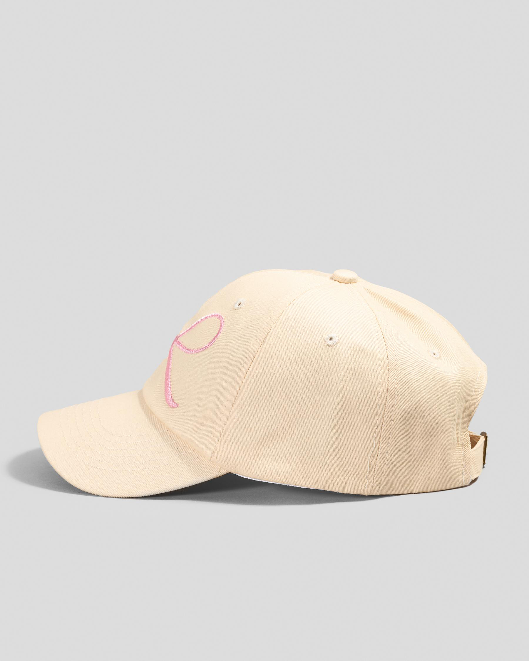 Shop Ava And Ever Bow Cap In Beige - Fast Shipping & Easy Returns ...