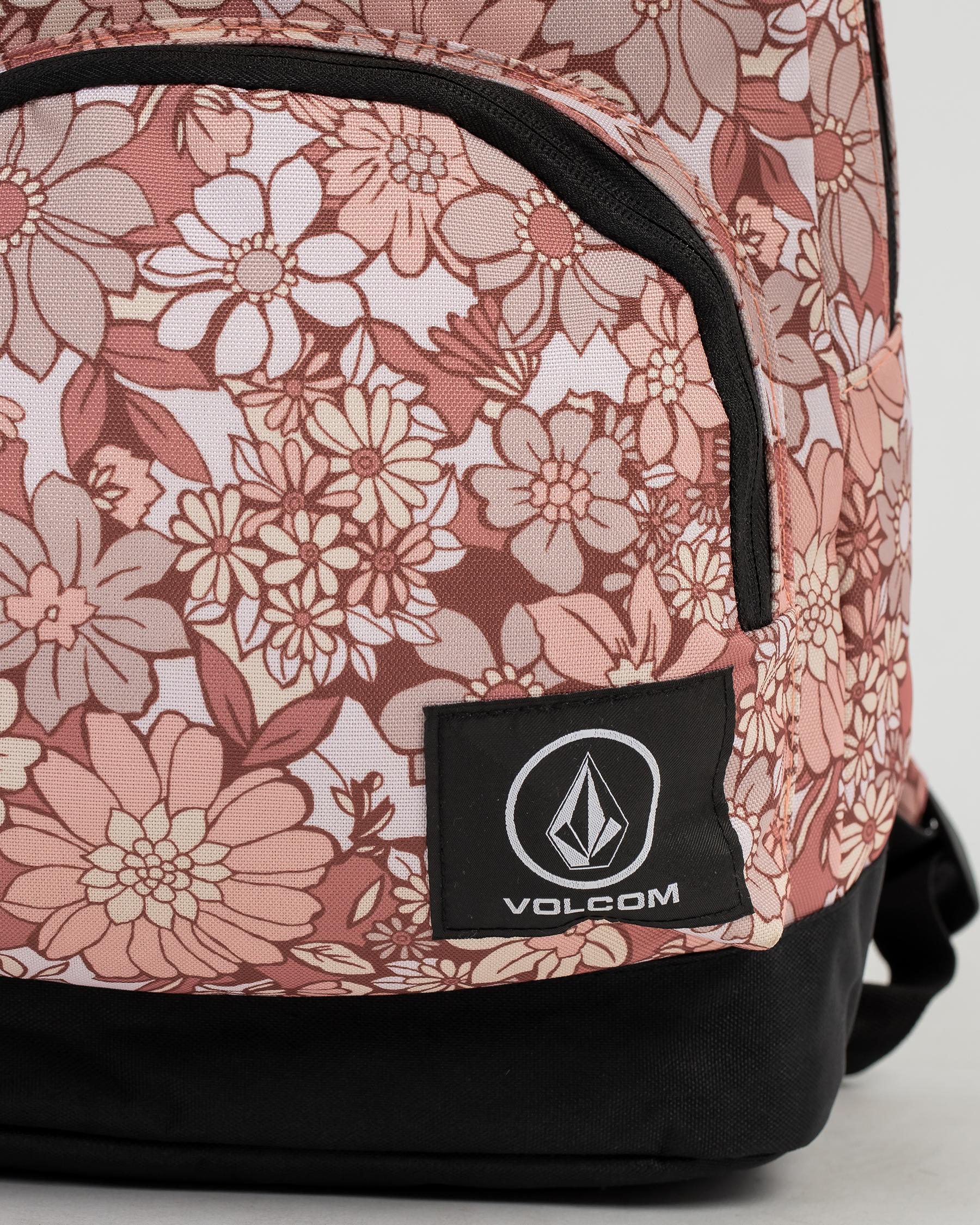 Shop Volcom Patch Attack Retreat Backpack In Hazey Pink - Fast Shipping & Easy Returns - City ...