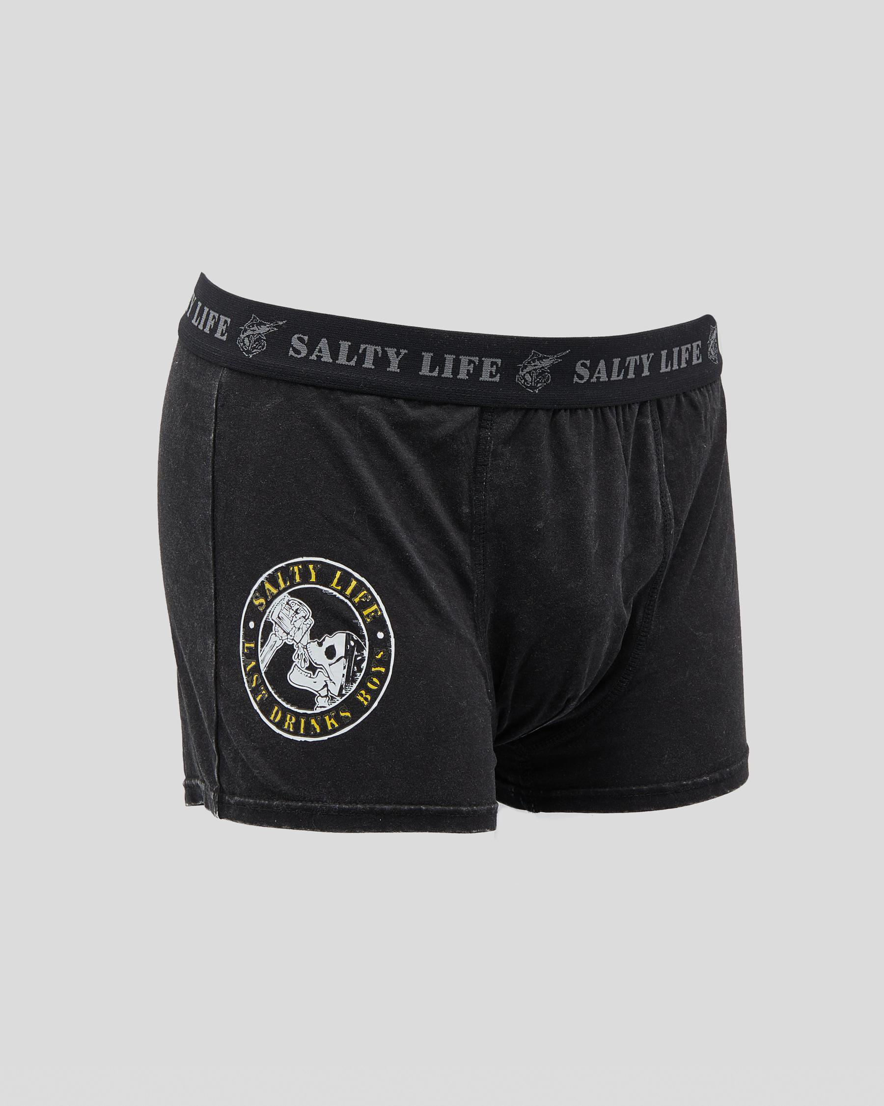 Shop Salty Life Skullabeer Boxers In Multi - Fast Shipping & Easy ...