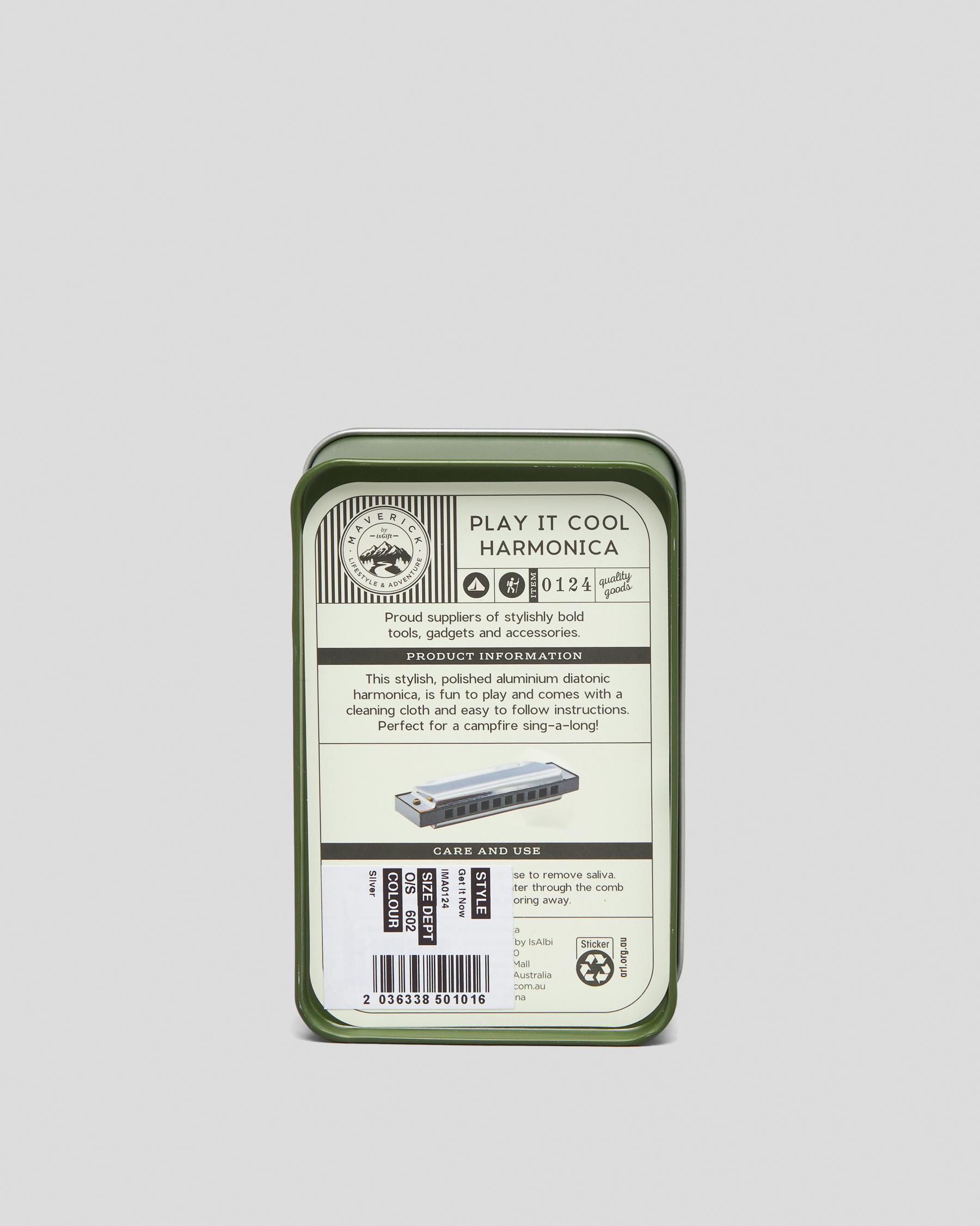 Shop Get It Now Campfire Harmonica In A Tin In Silver - Fast Shipping ...