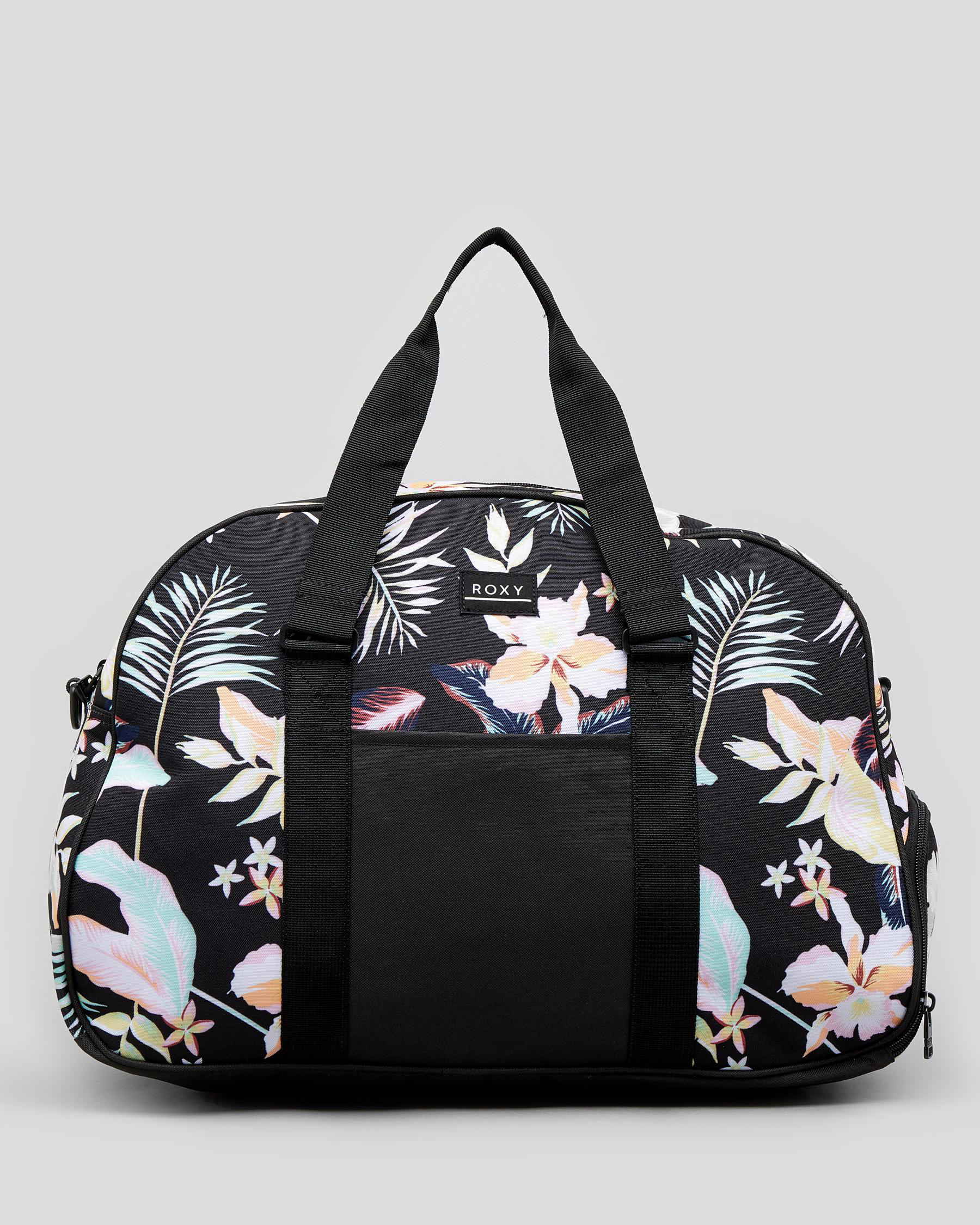 Shop Roxy Feel Happy Overnight Bag In Anthracite Praslin - Fast ...